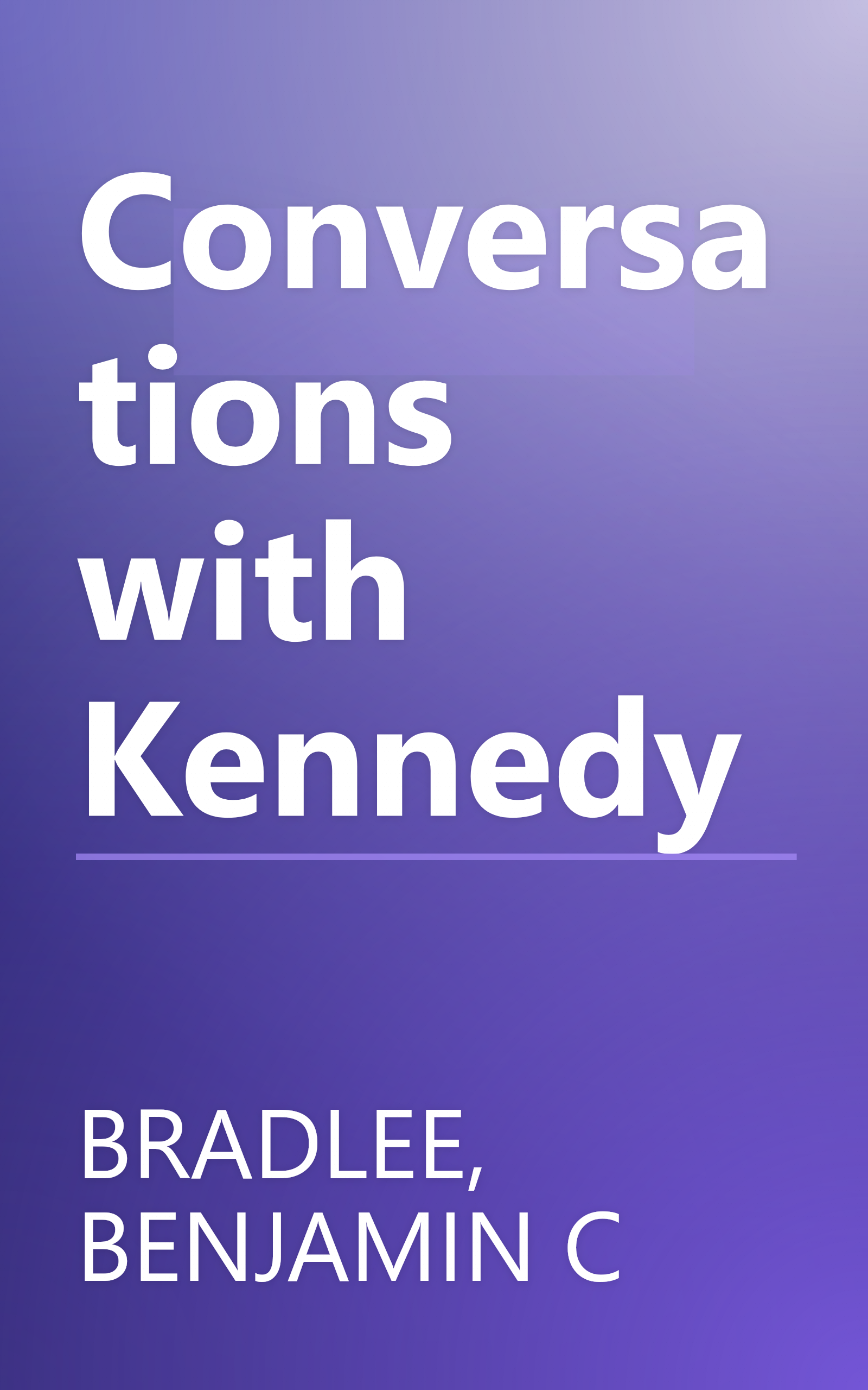 Conversations with Kennedy book cover