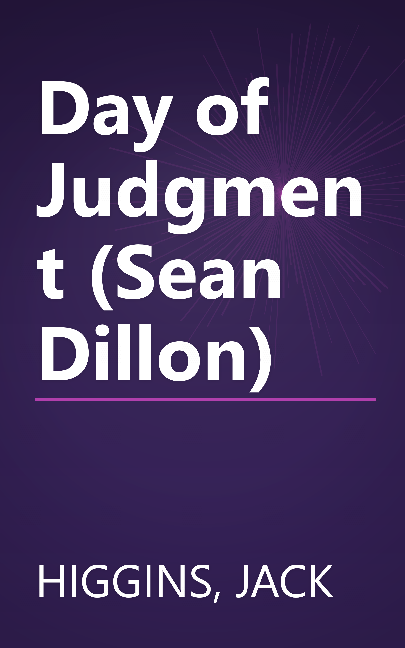 Day of Judgment (Sean Dillon) book cover