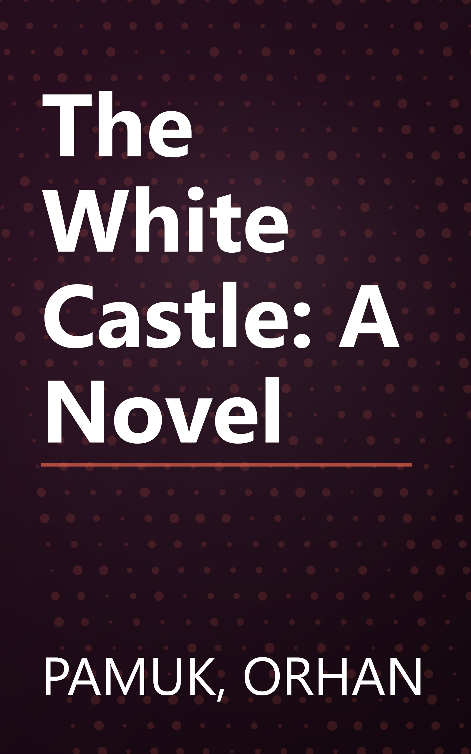 The White Castle: A Novel book cover