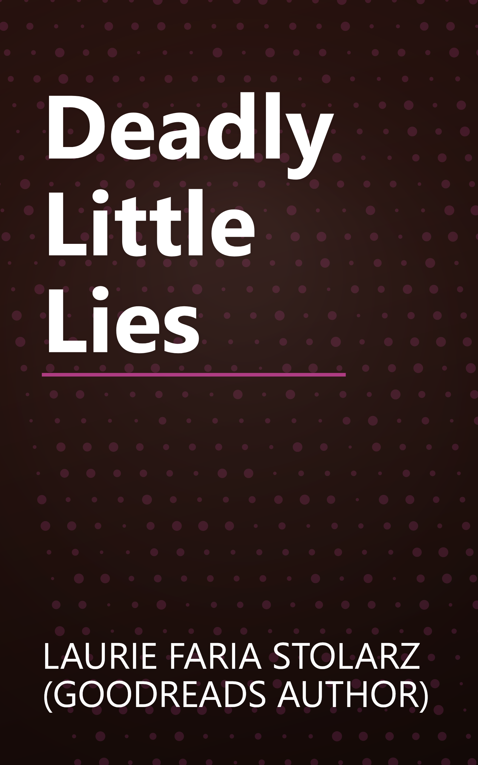 Deadly Little Lies book cover
