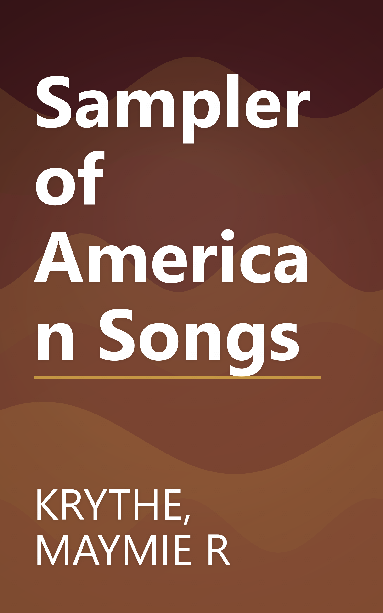Sampler of American Songs book cover