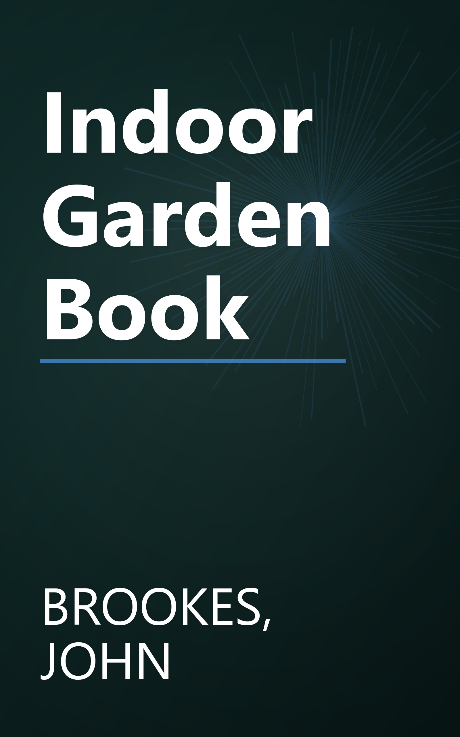 Indoor Garden Book book cover