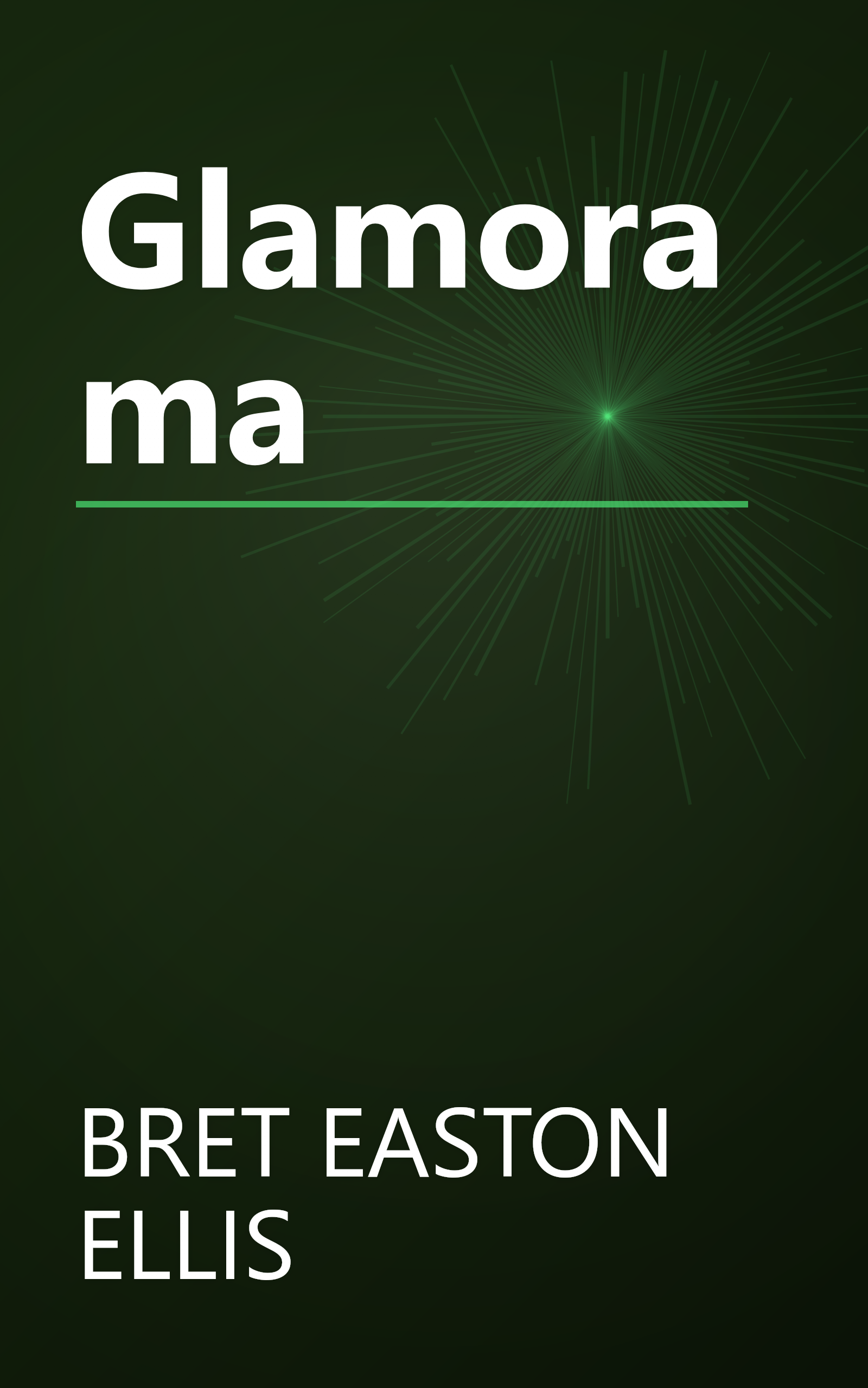 Glamorama book cover
