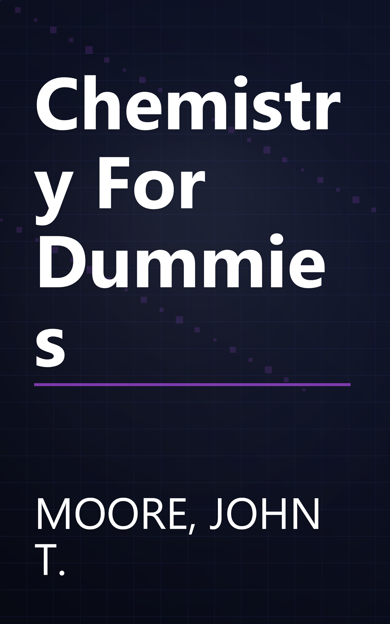 Chemistry For Dummies book cover