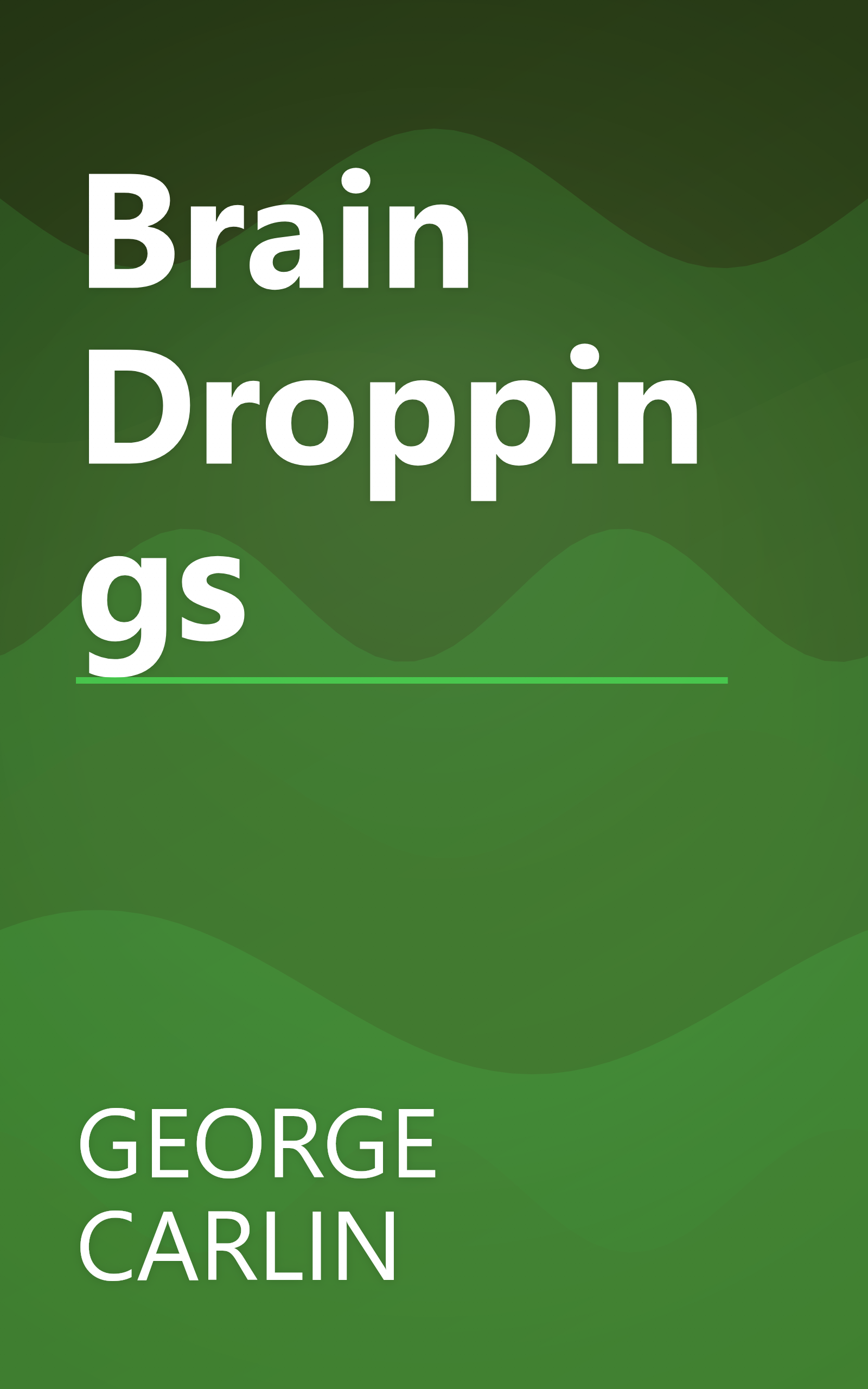 Brain Droppings book cover
