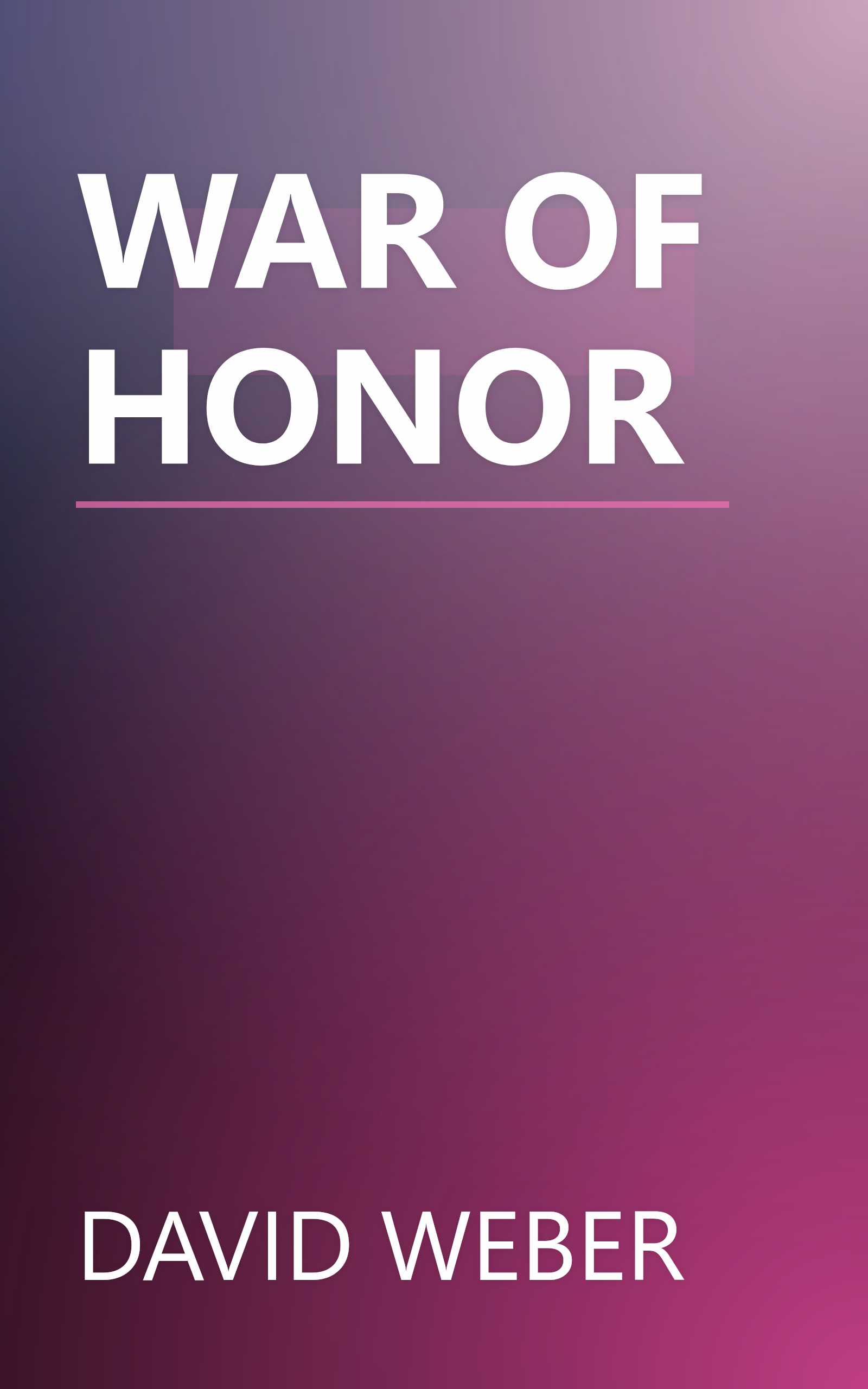 WAR OF HONOR book cover