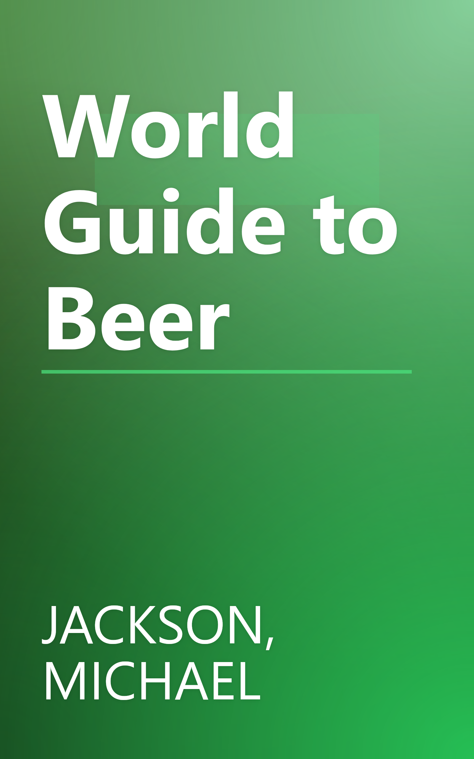 World Guide to Beer book cover