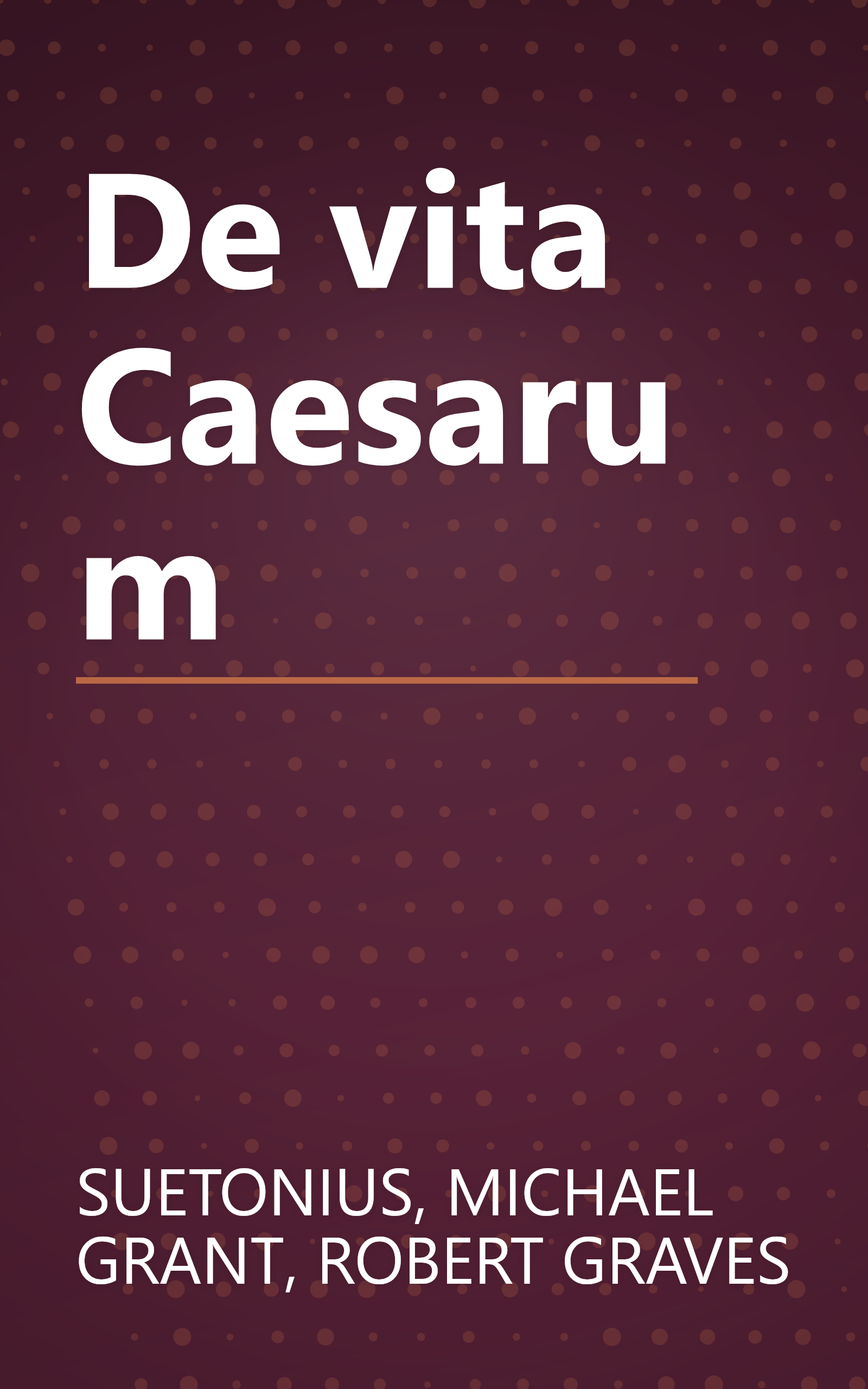 De vita Caesarum book cover