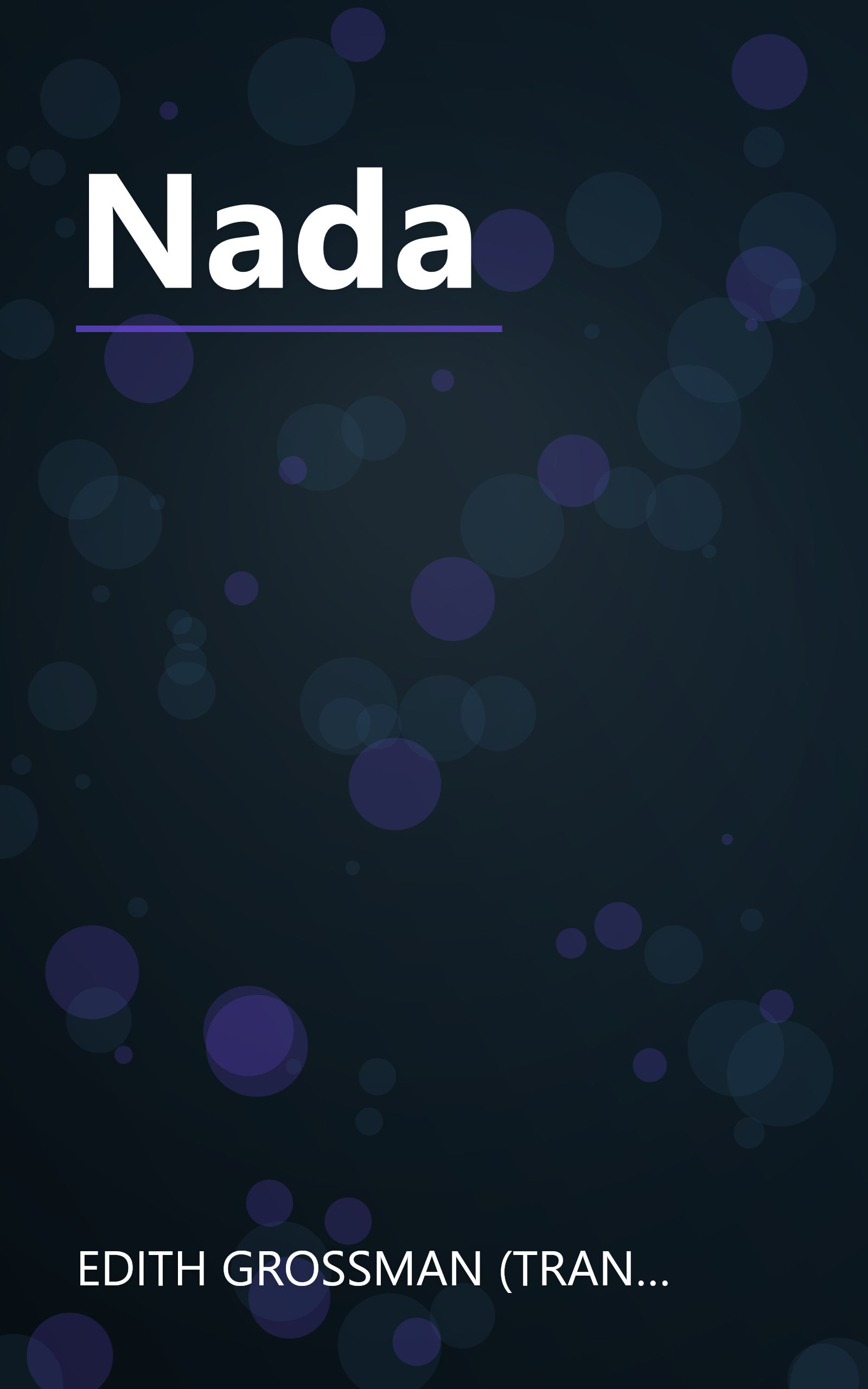 Nada book cover