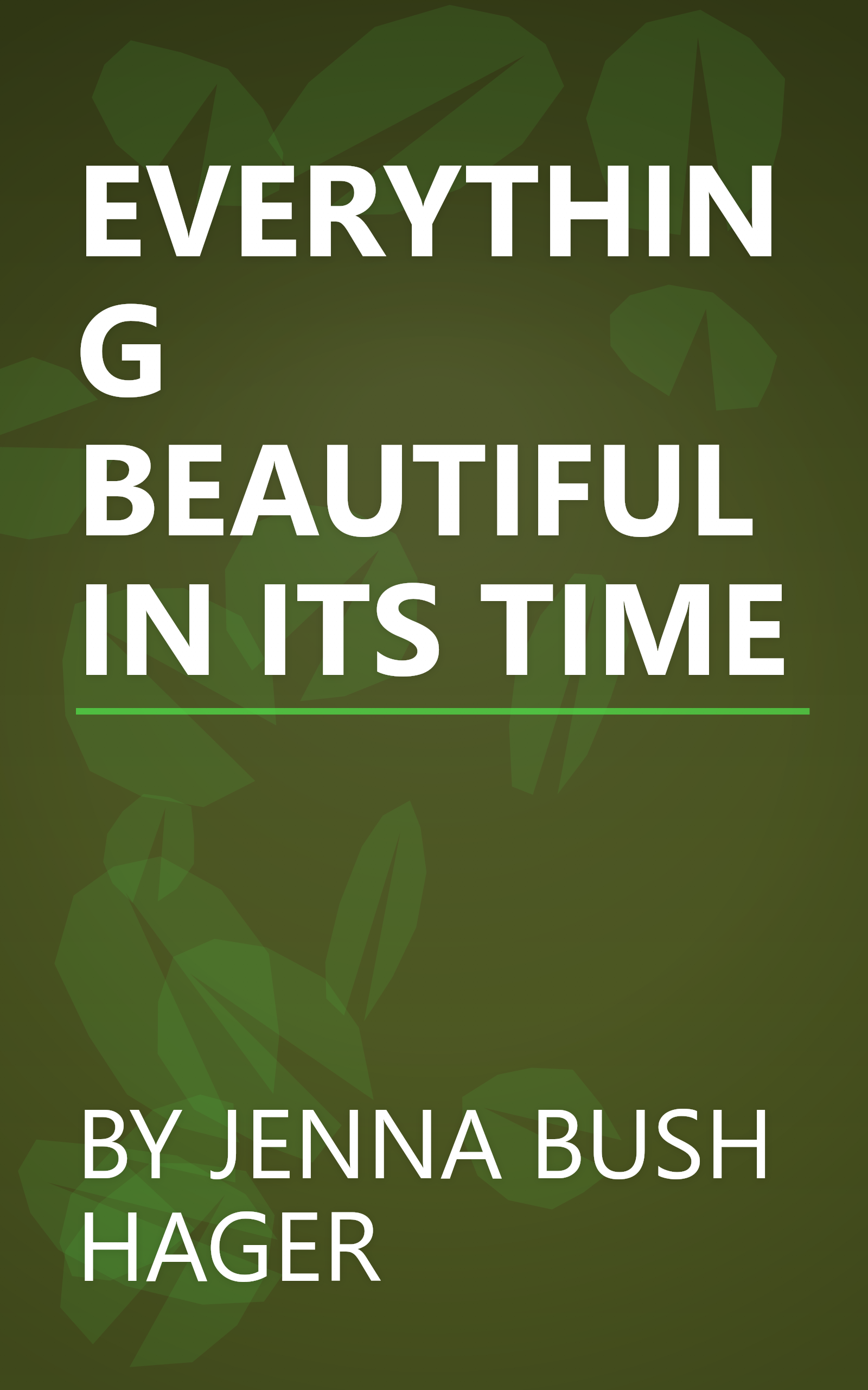 EVERYTHING BEAUTIFUL IN ITS TIME book cover