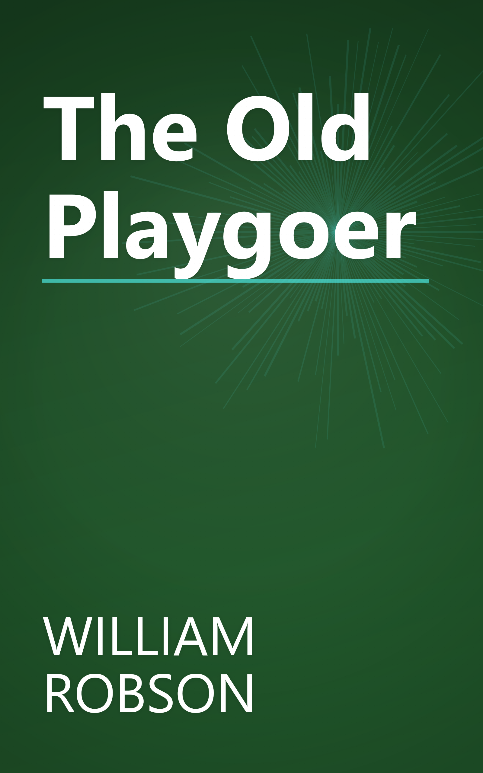 The Old Playgoer book cover