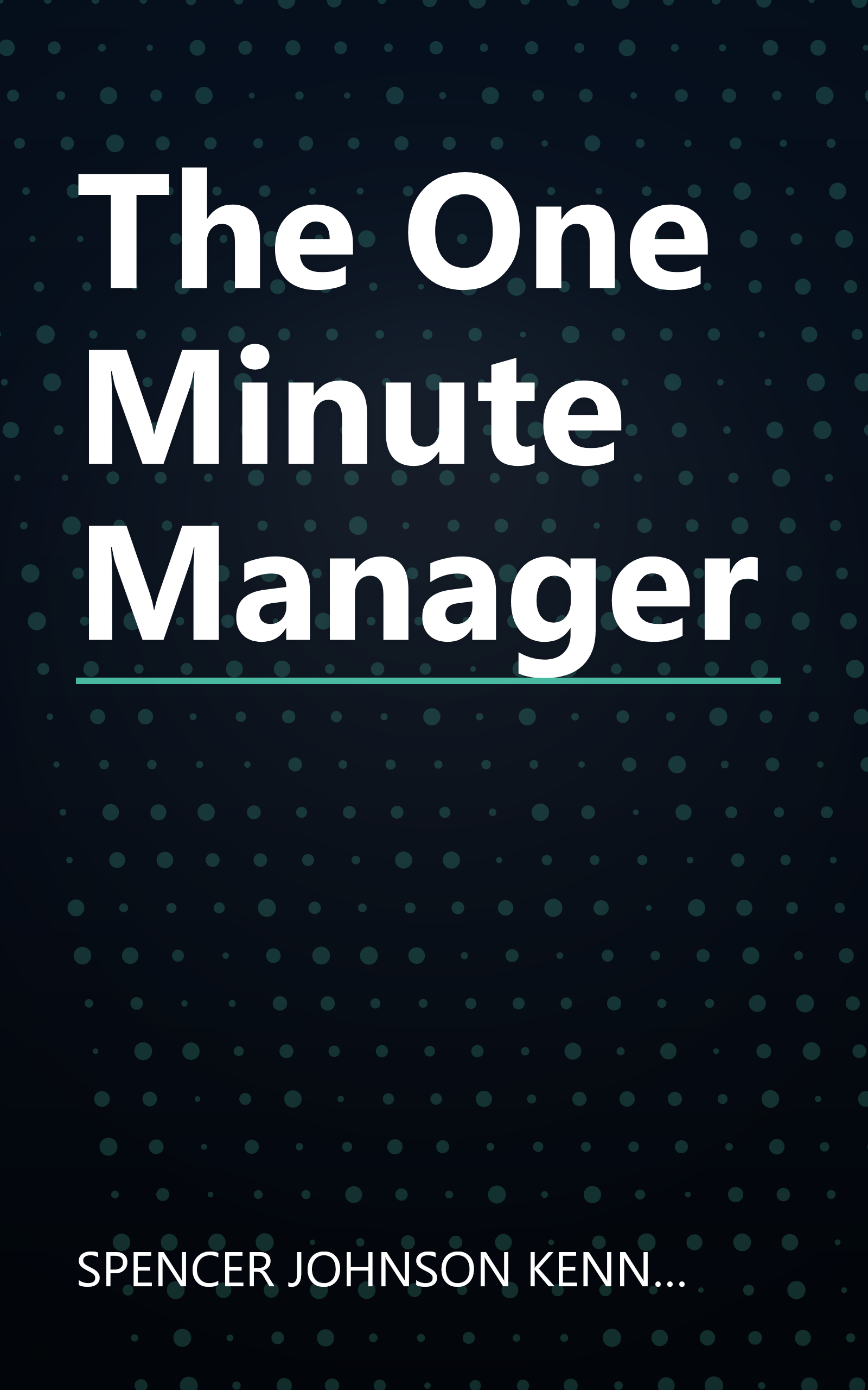 The One Minute Manager book cover