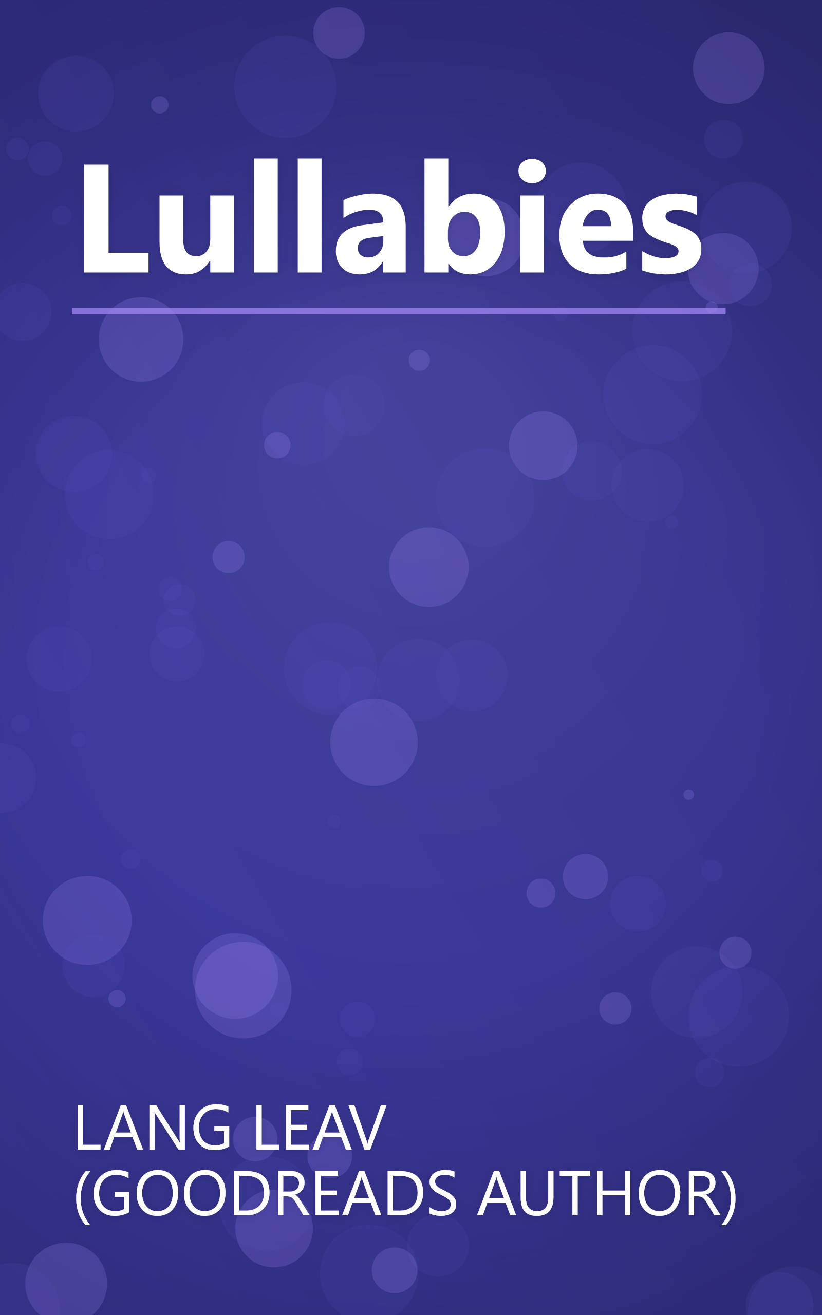 Lullabies book cover