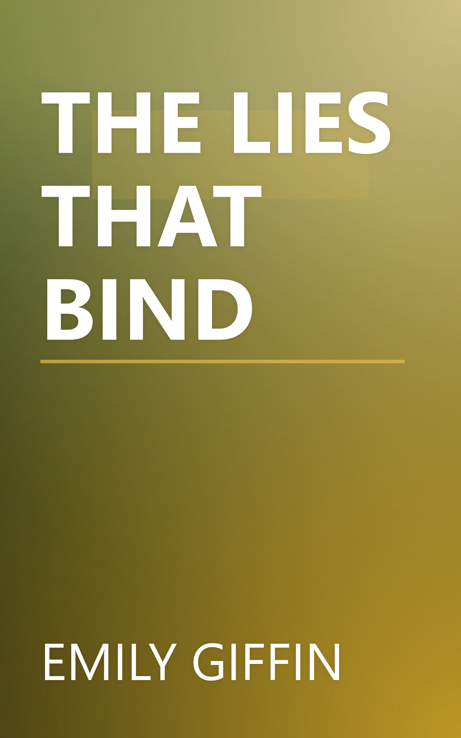 THE LIES THAT BIND book cover