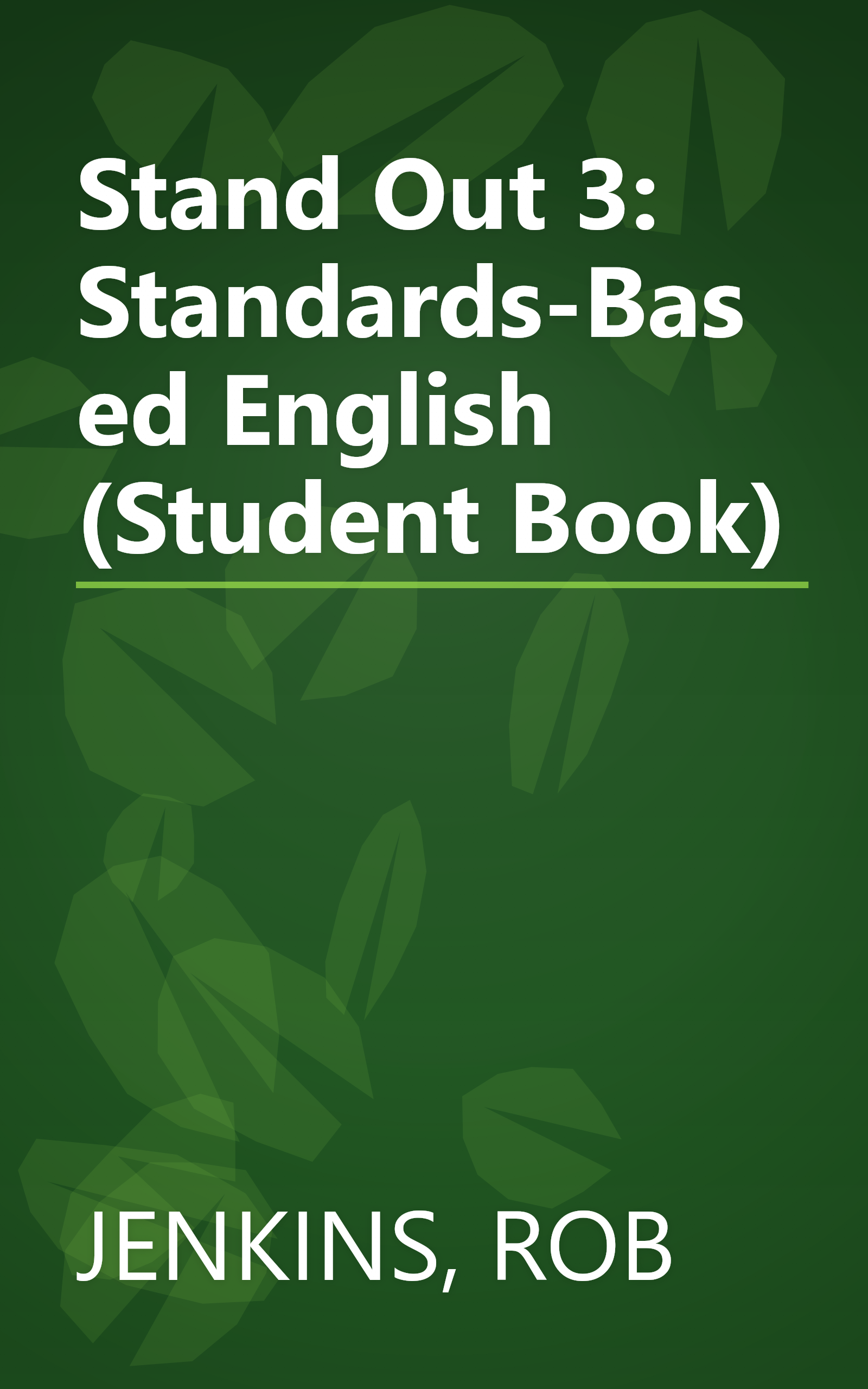 Stand Out 3: Standards-Based English (Student Book) book cover