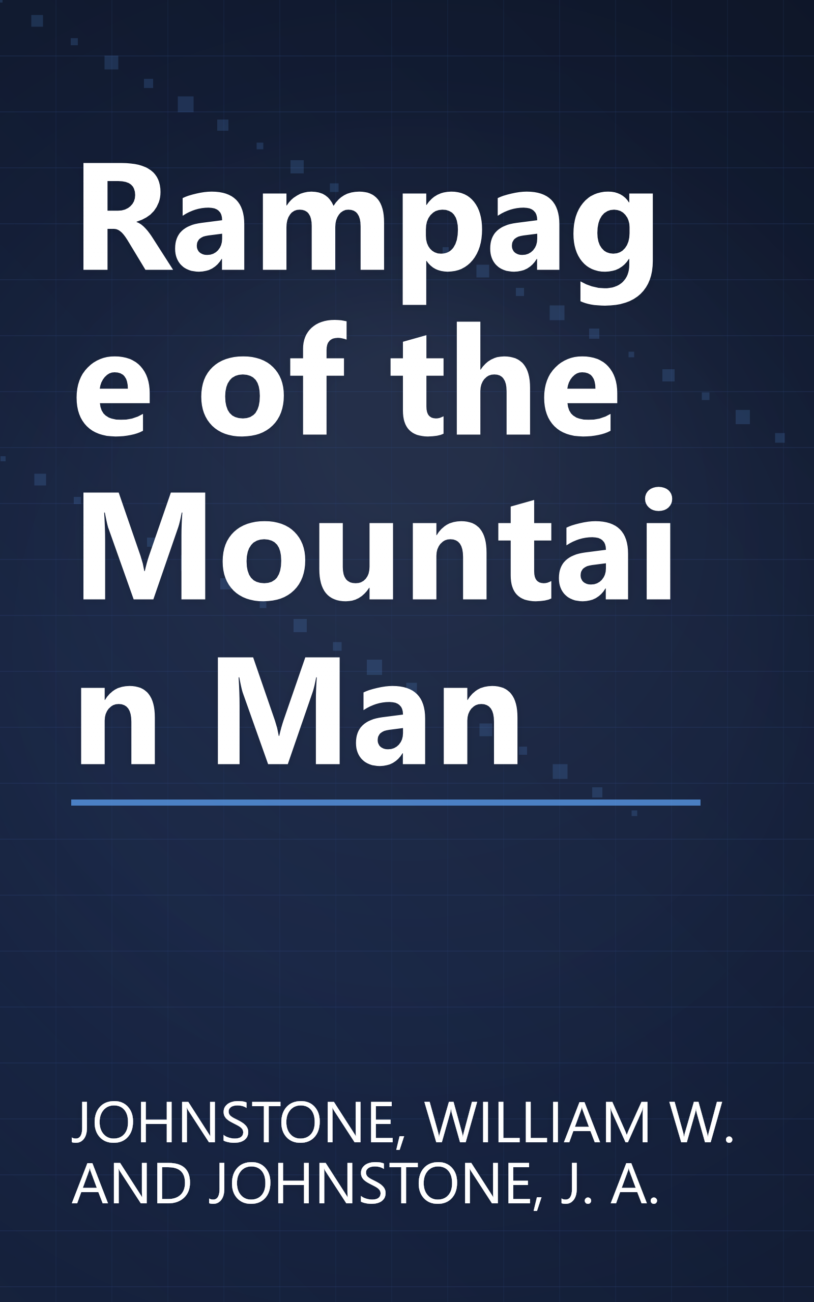 Rampage of the Mountain Man book cover