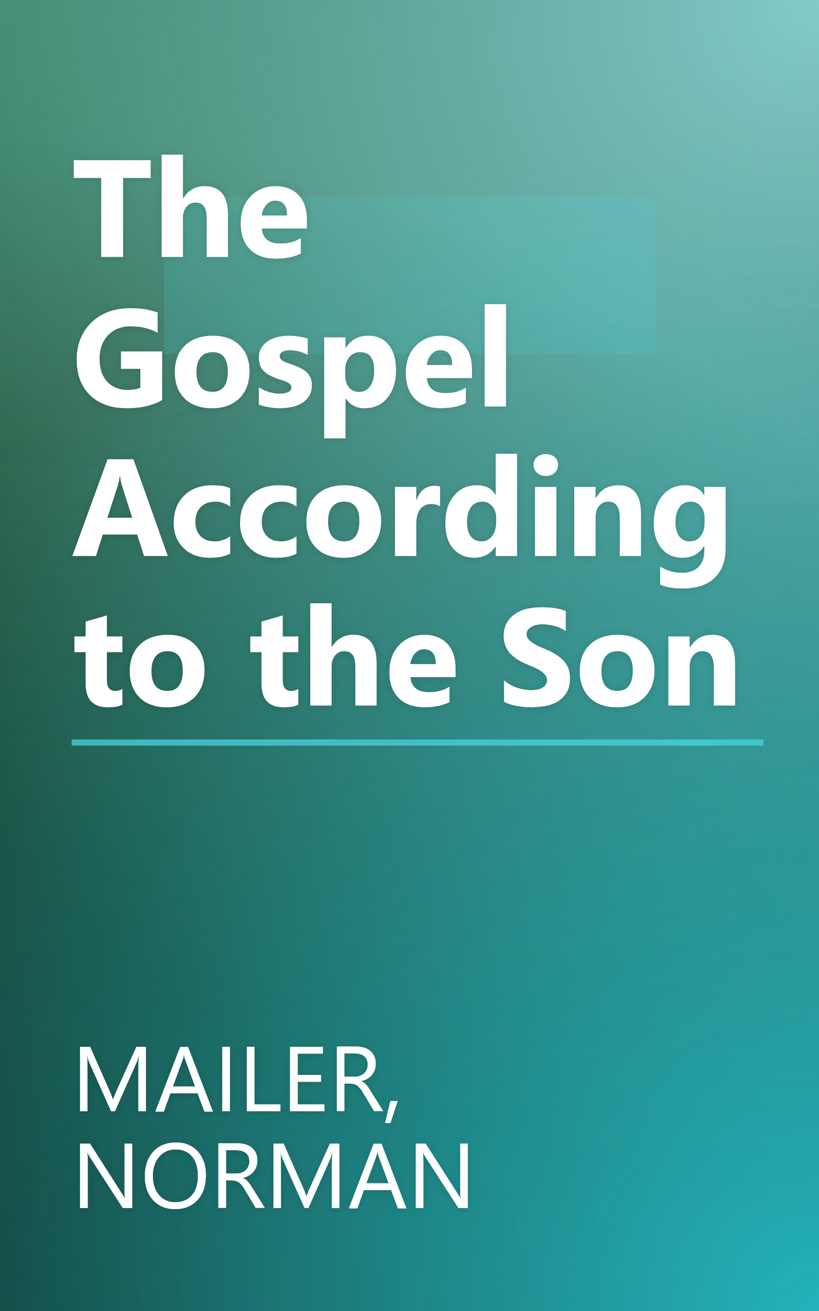 The Gospel According to the Son book cover