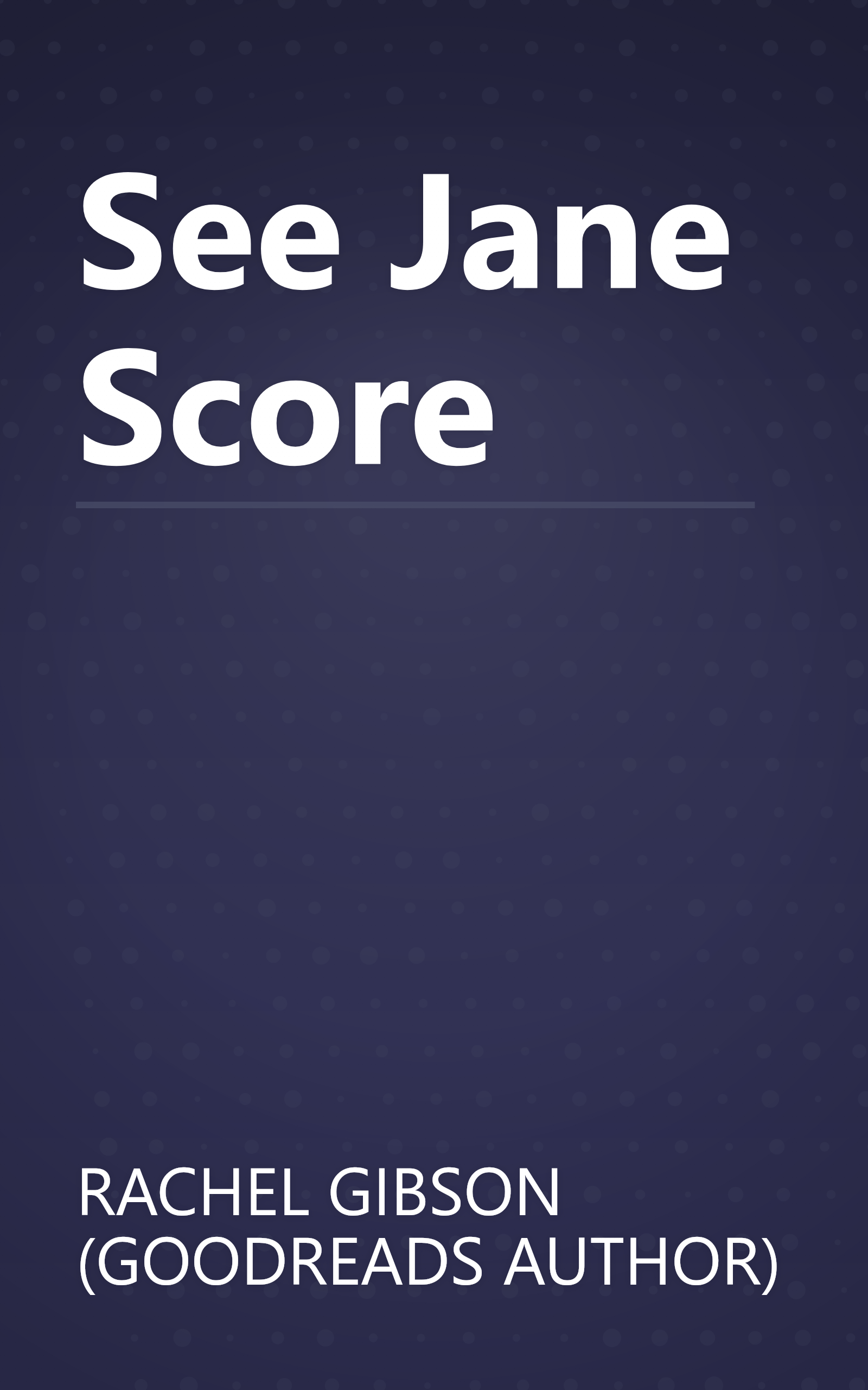 See Jane Score book cover