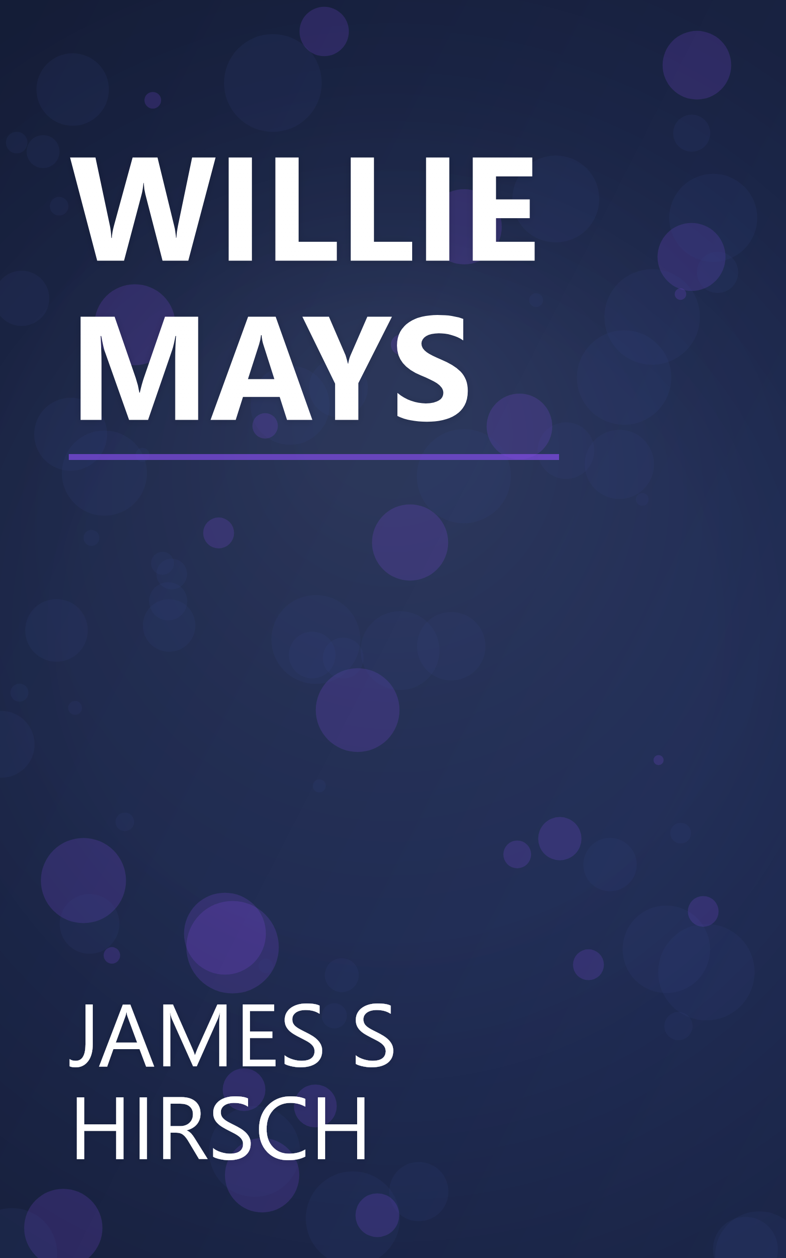 WILLIE MAYS book cover