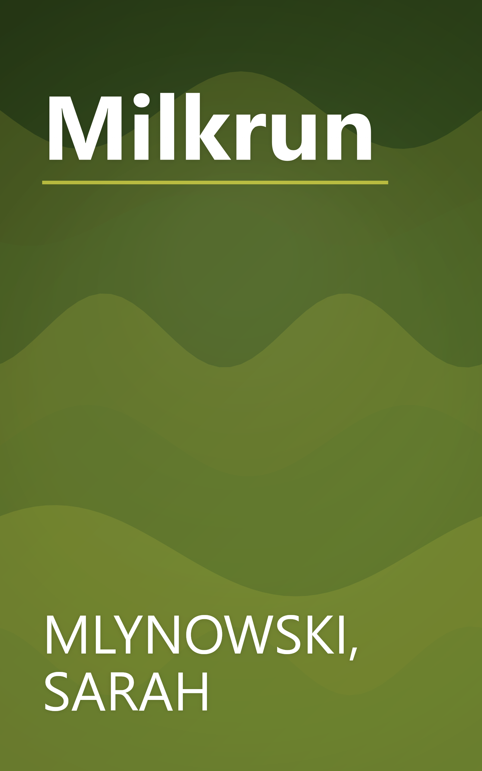 Milkrun book cover