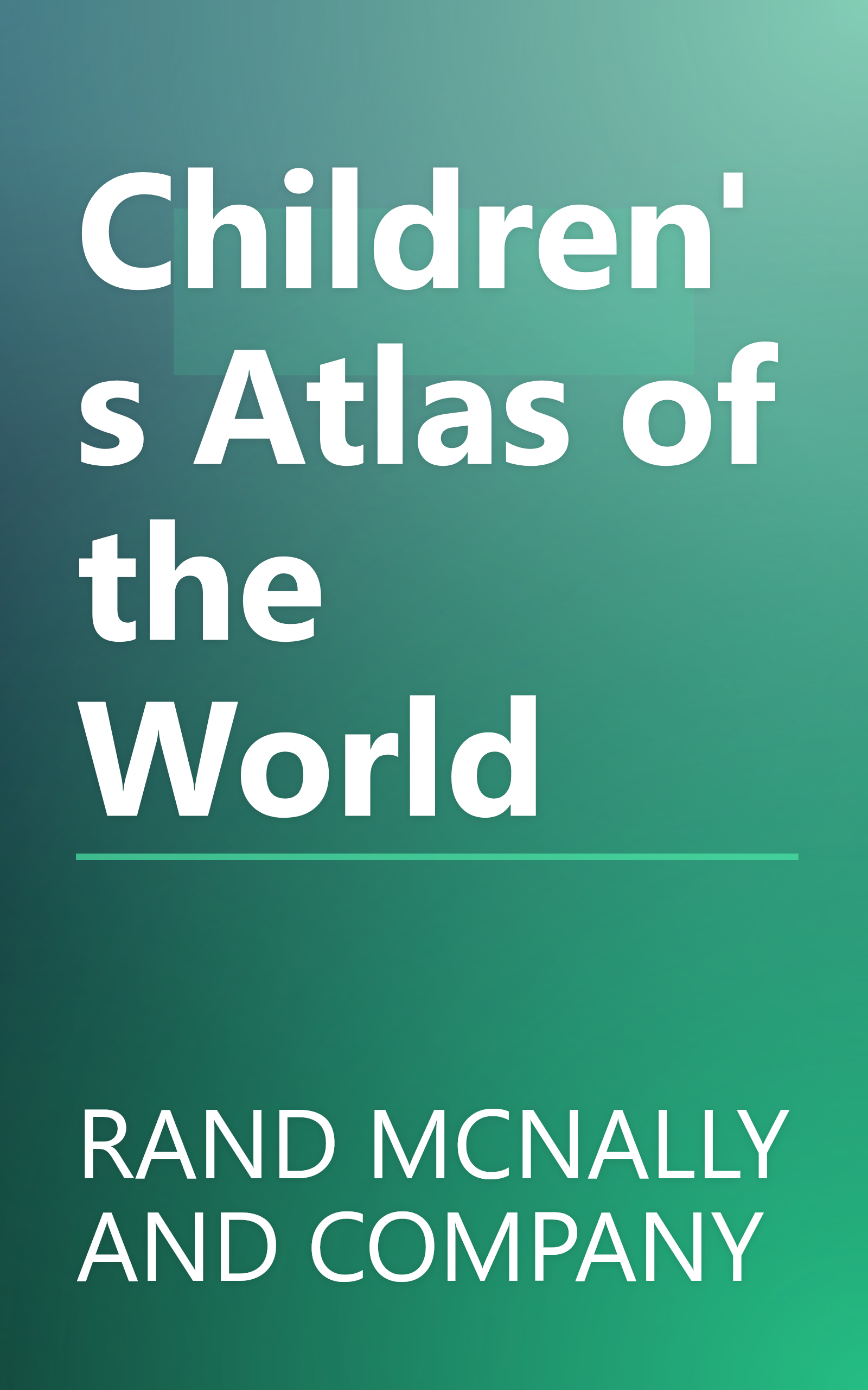 Children's Atlas of the World book cover