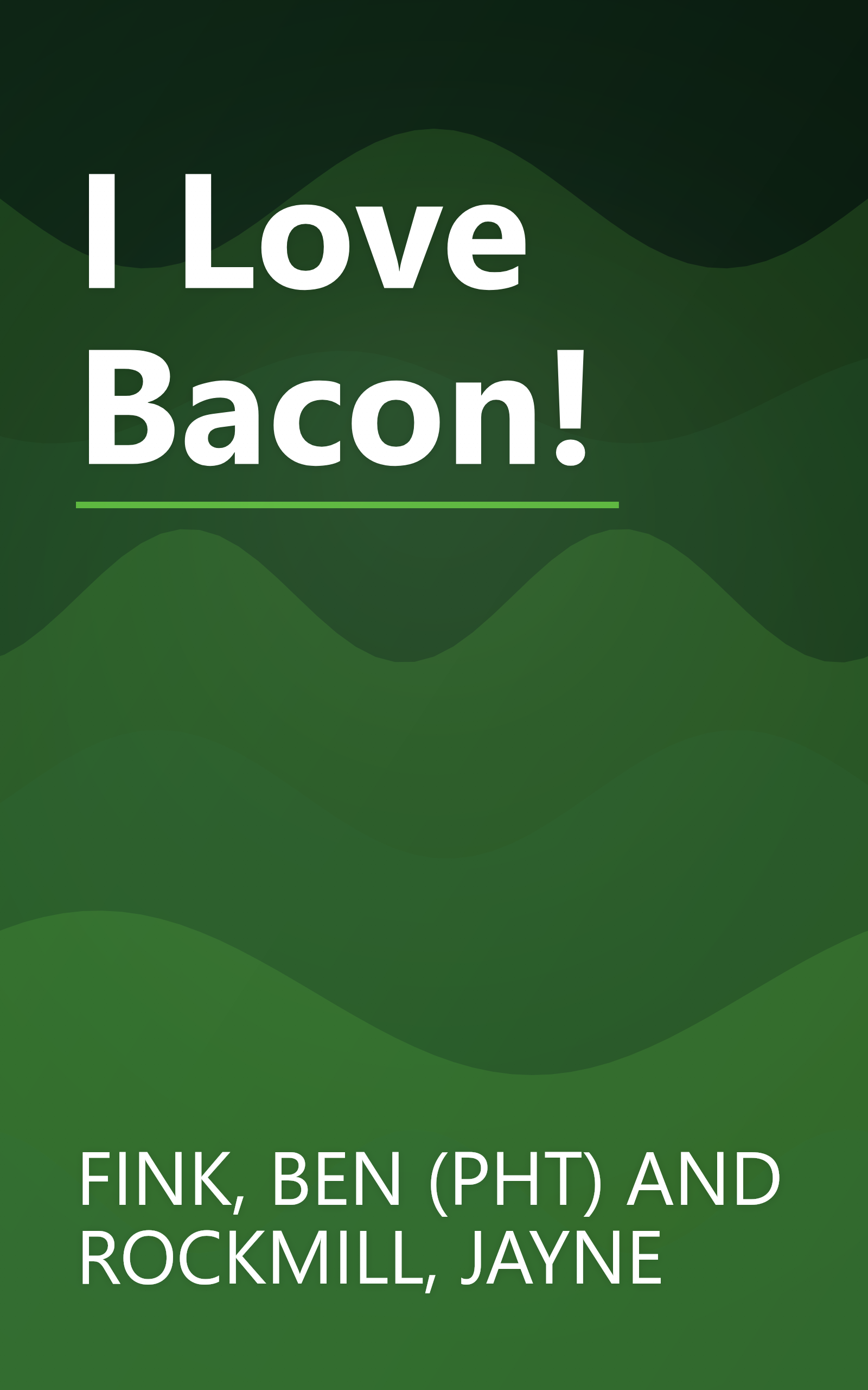 I Love Bacon! book cover