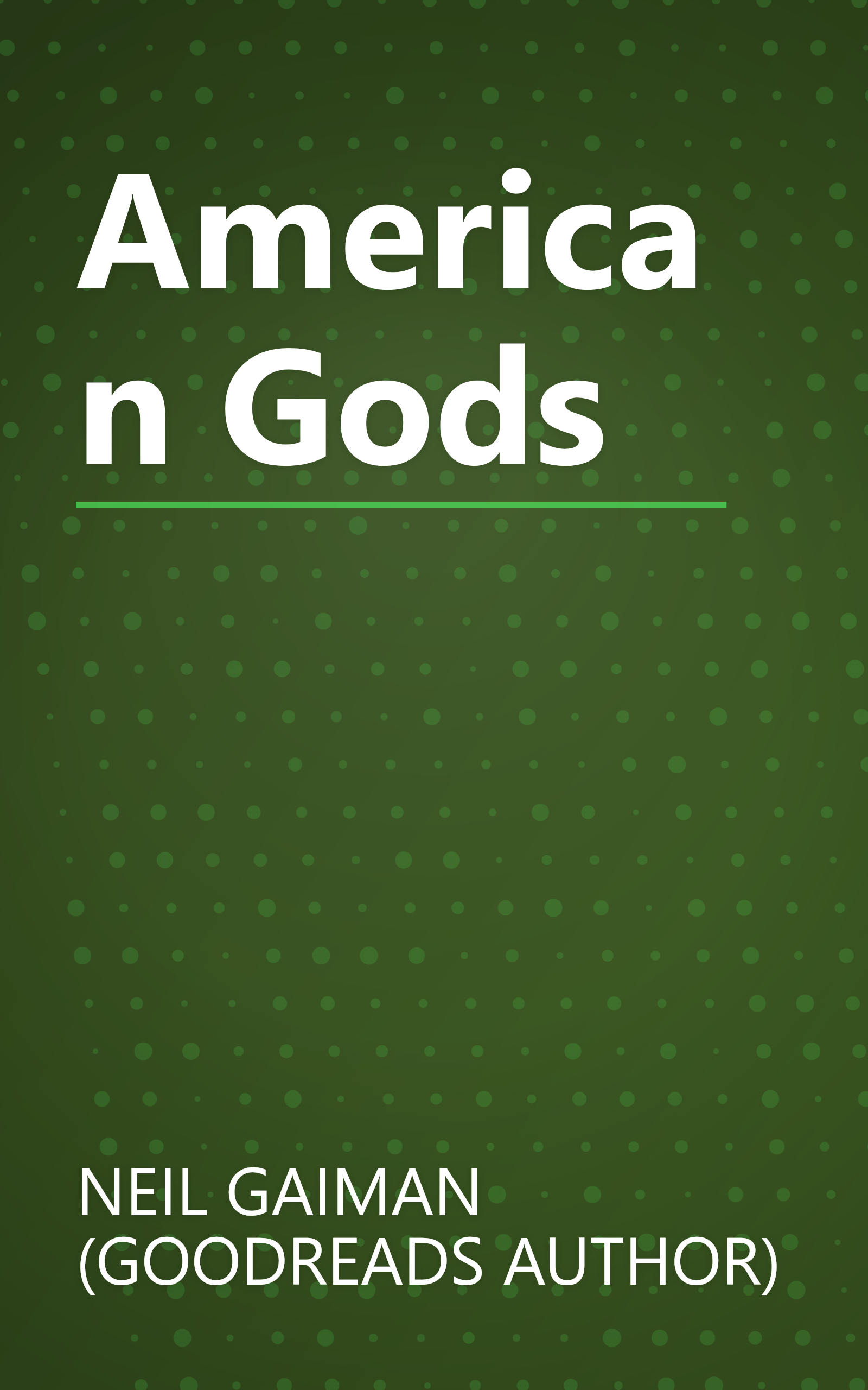 American Gods book cover