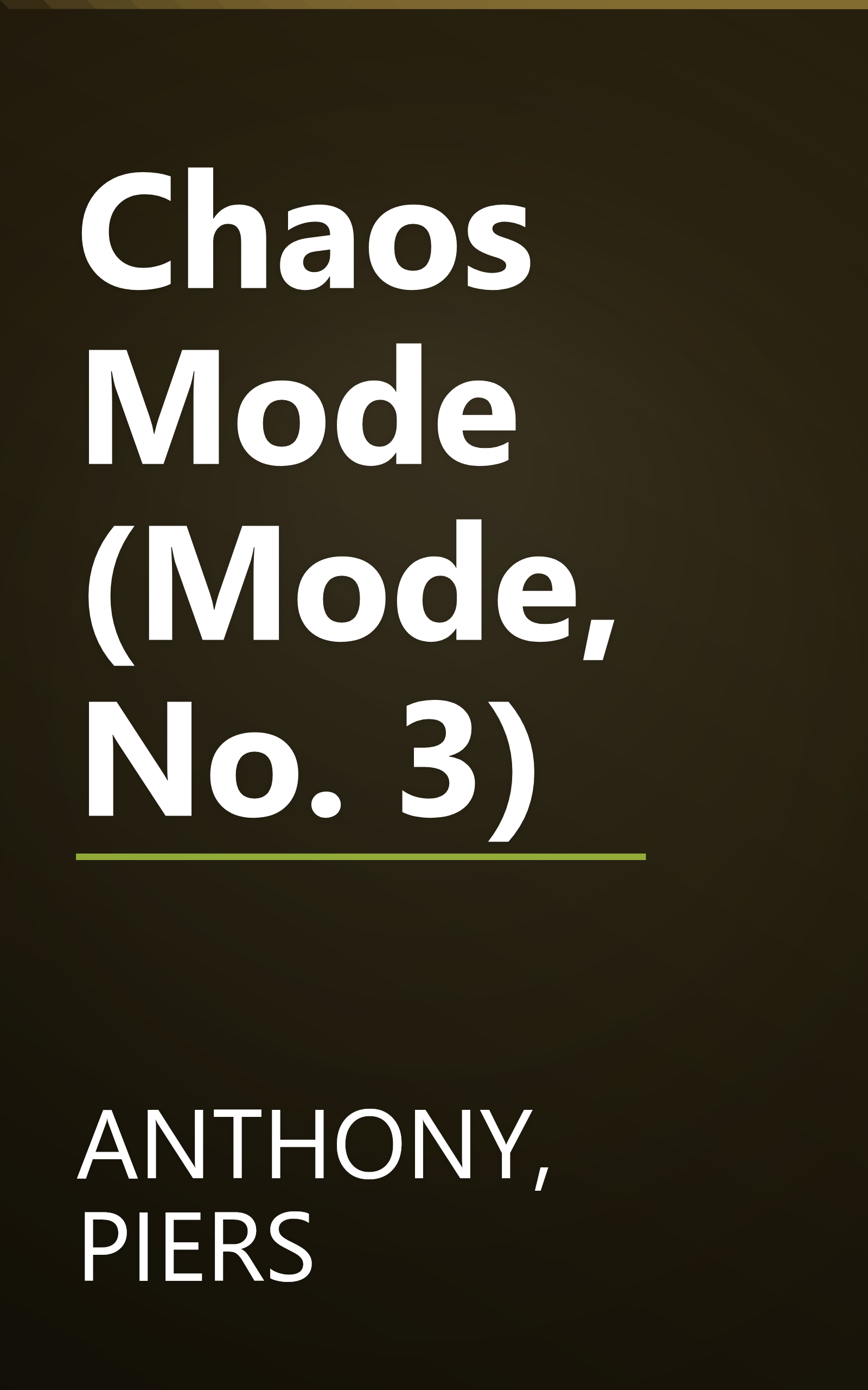 Chaos Mode (Mode, No. 3) book cover