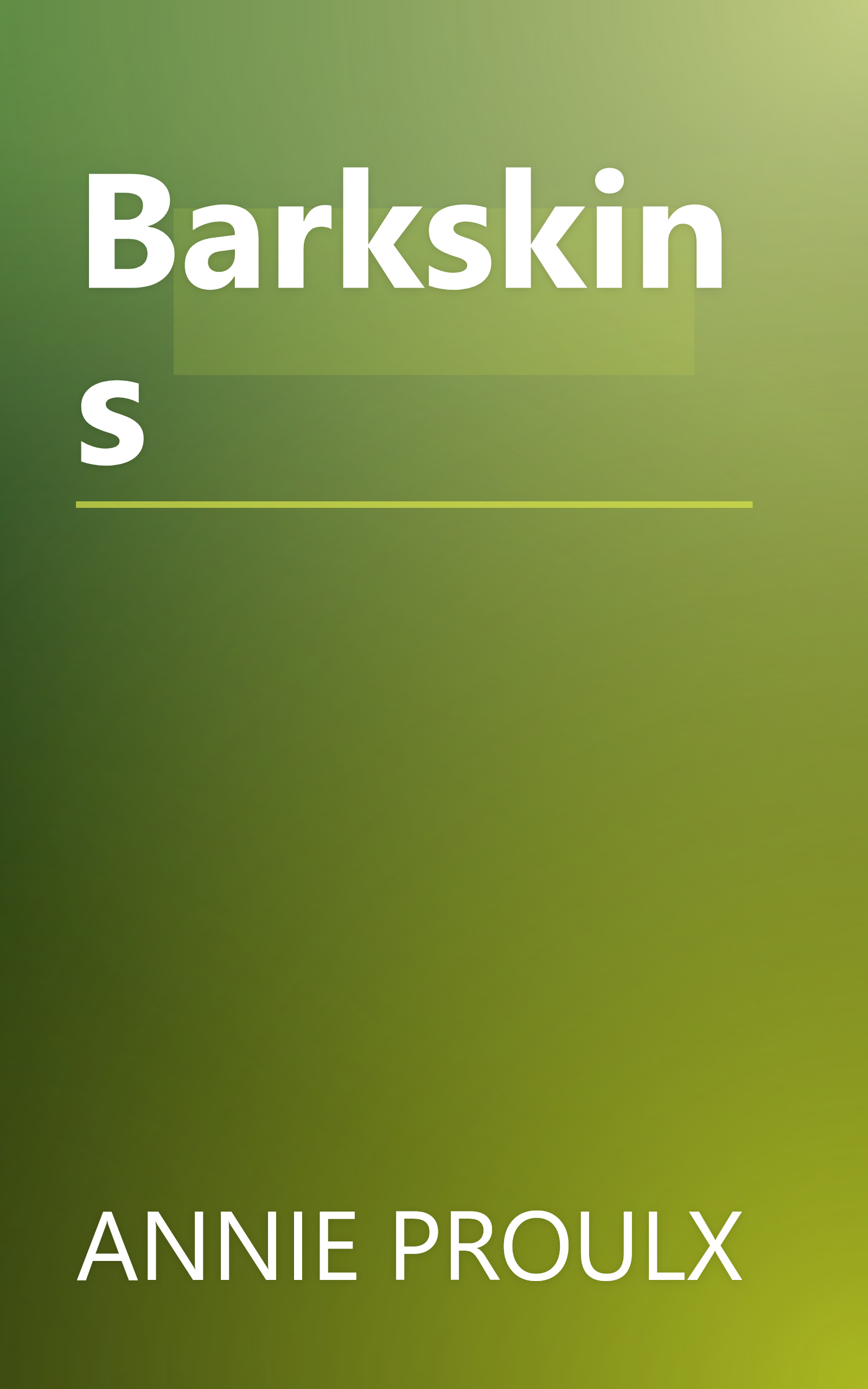 Barkskins book cover