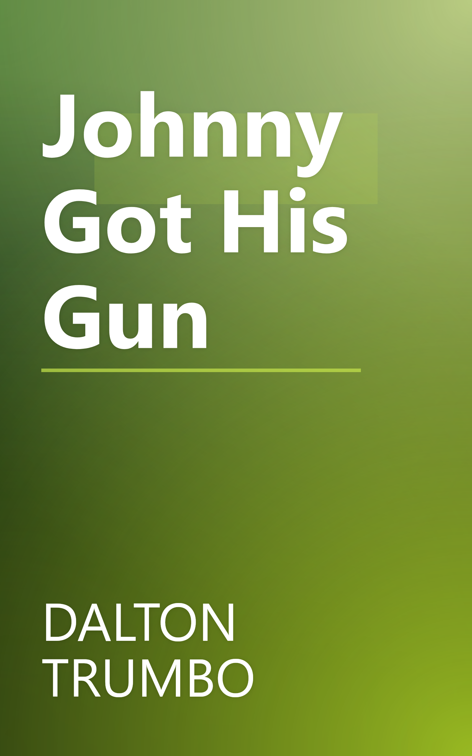 Johnny Got His Gun book cover