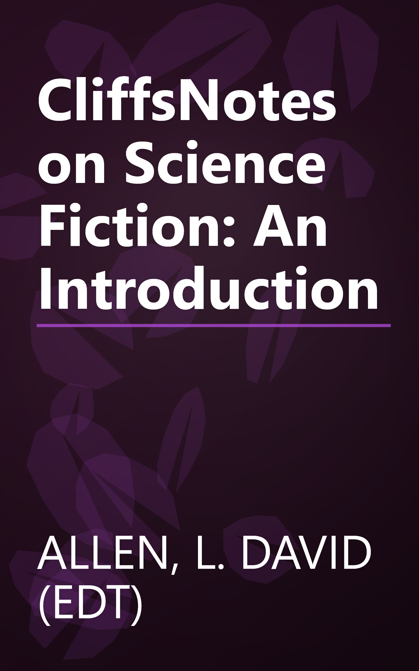 CliffsNotes on Science Fiction: An Introduction book cover