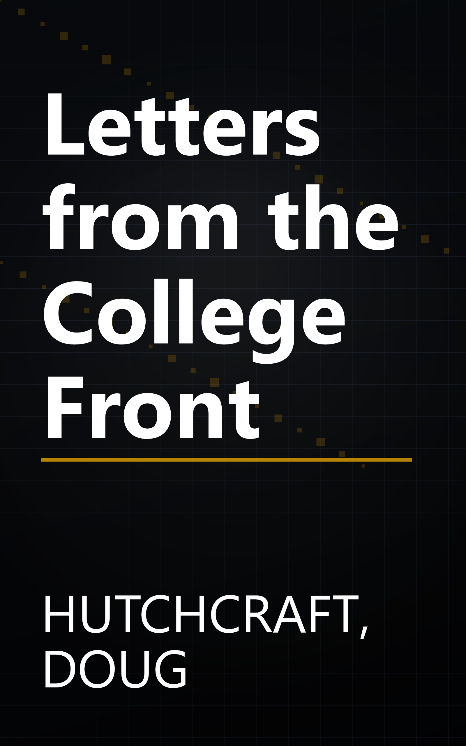 Letters from the College Front book cover