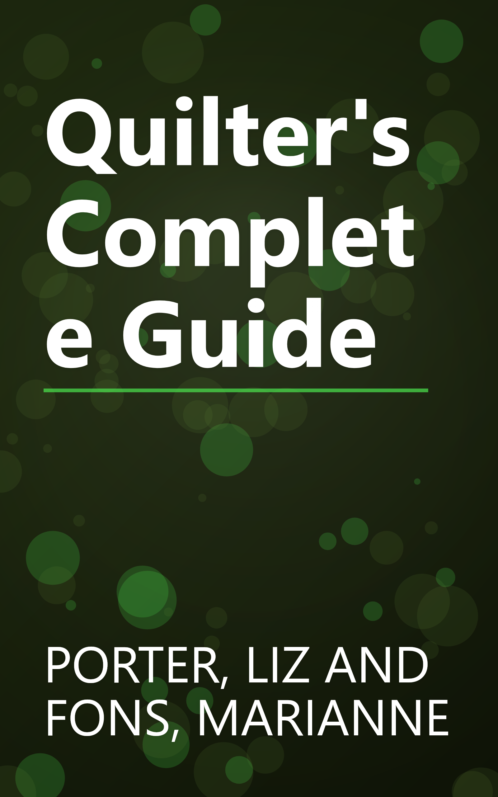 Quilter's Complete Guide book cover