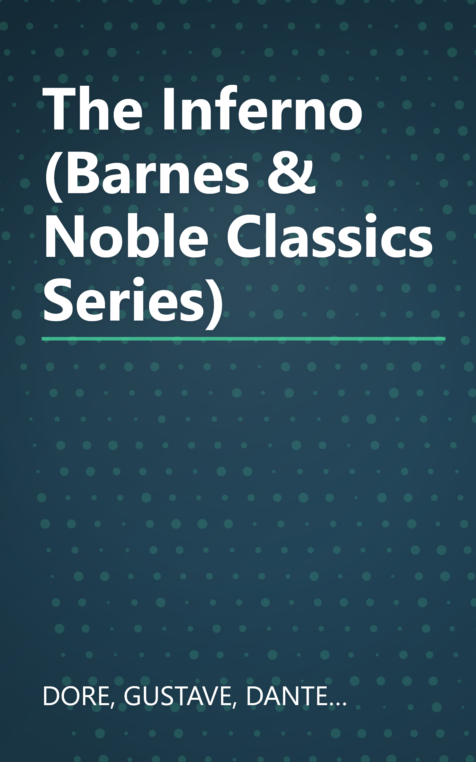 The Inferno (Barnes & Noble Classics Series) book cover