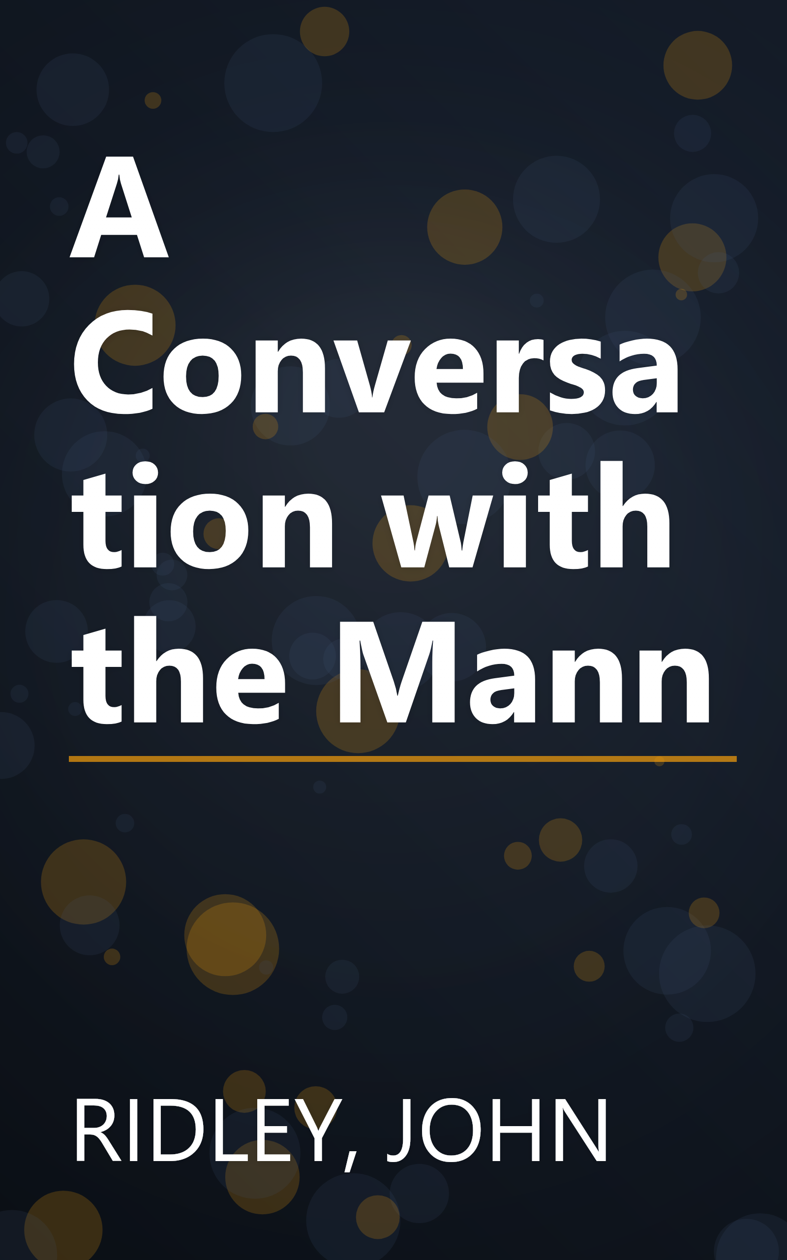 A Conversation with the Mann book cover