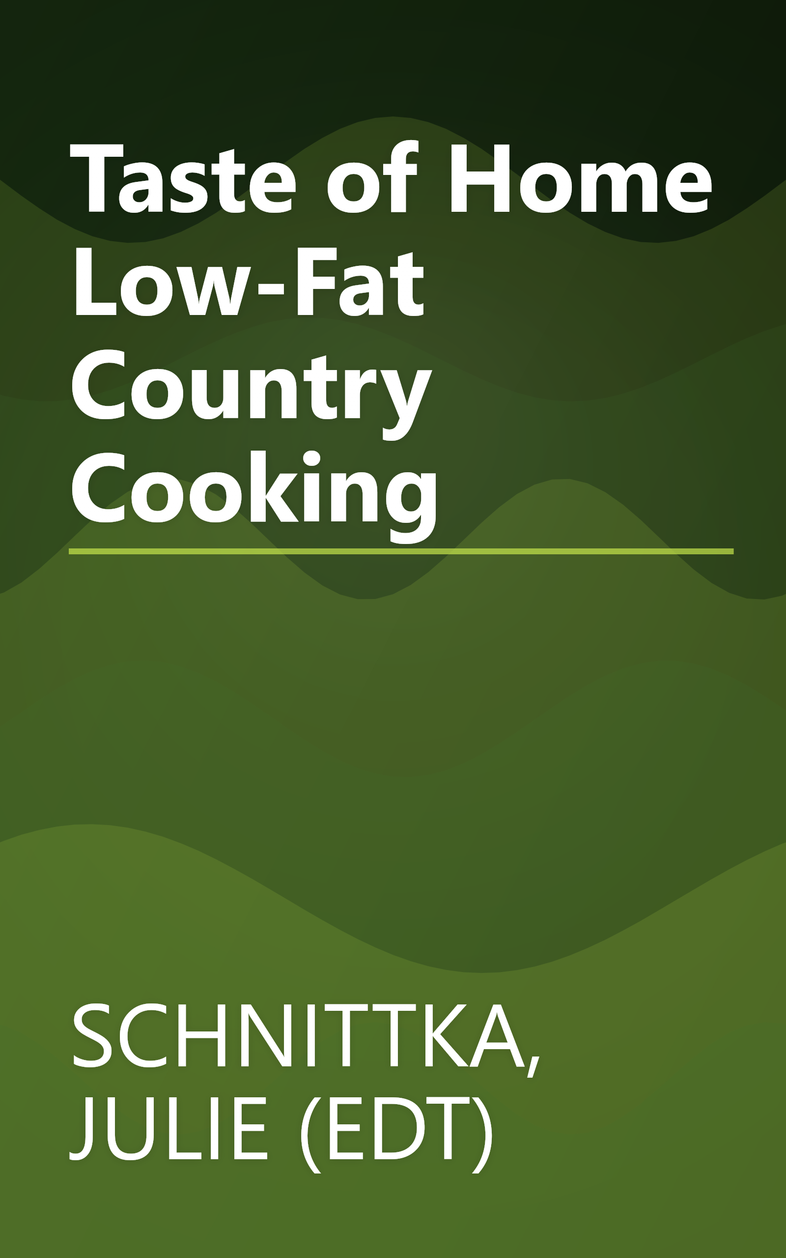Taste of Home Low-Fat Country Cooking book cover