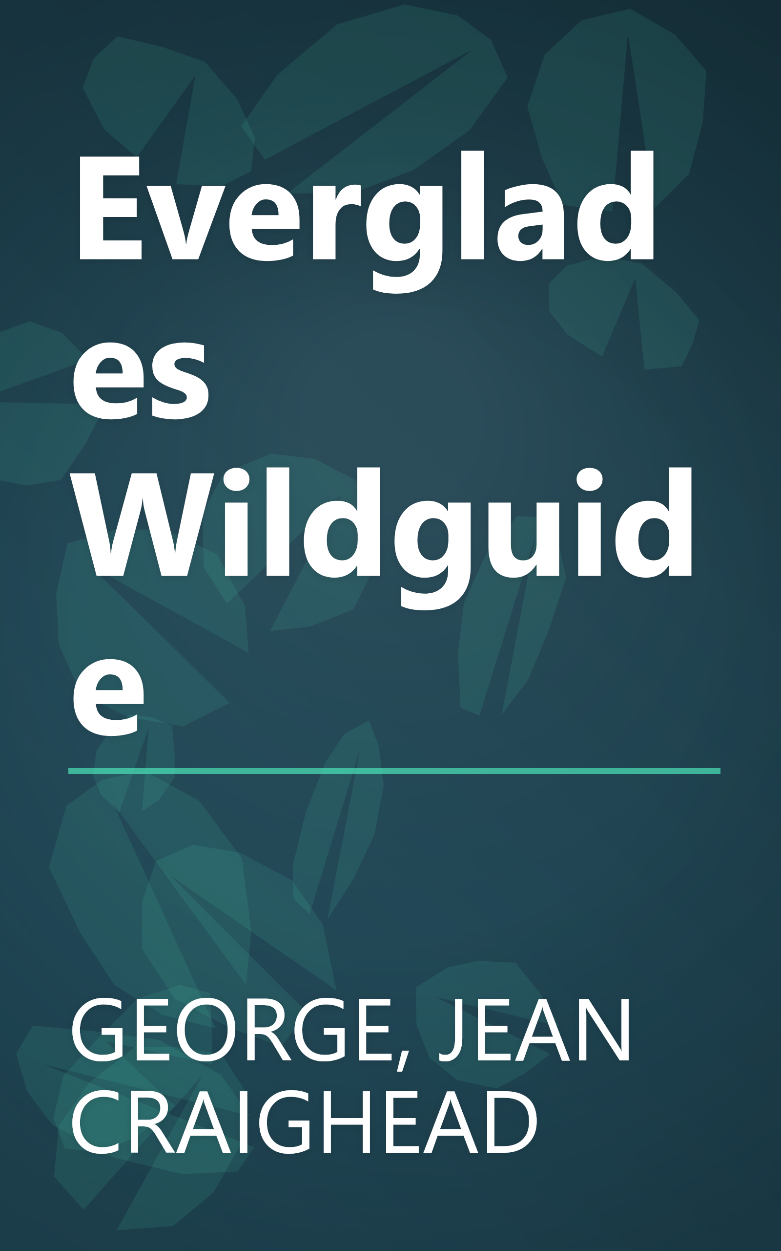 Everglades Wildguide book cover