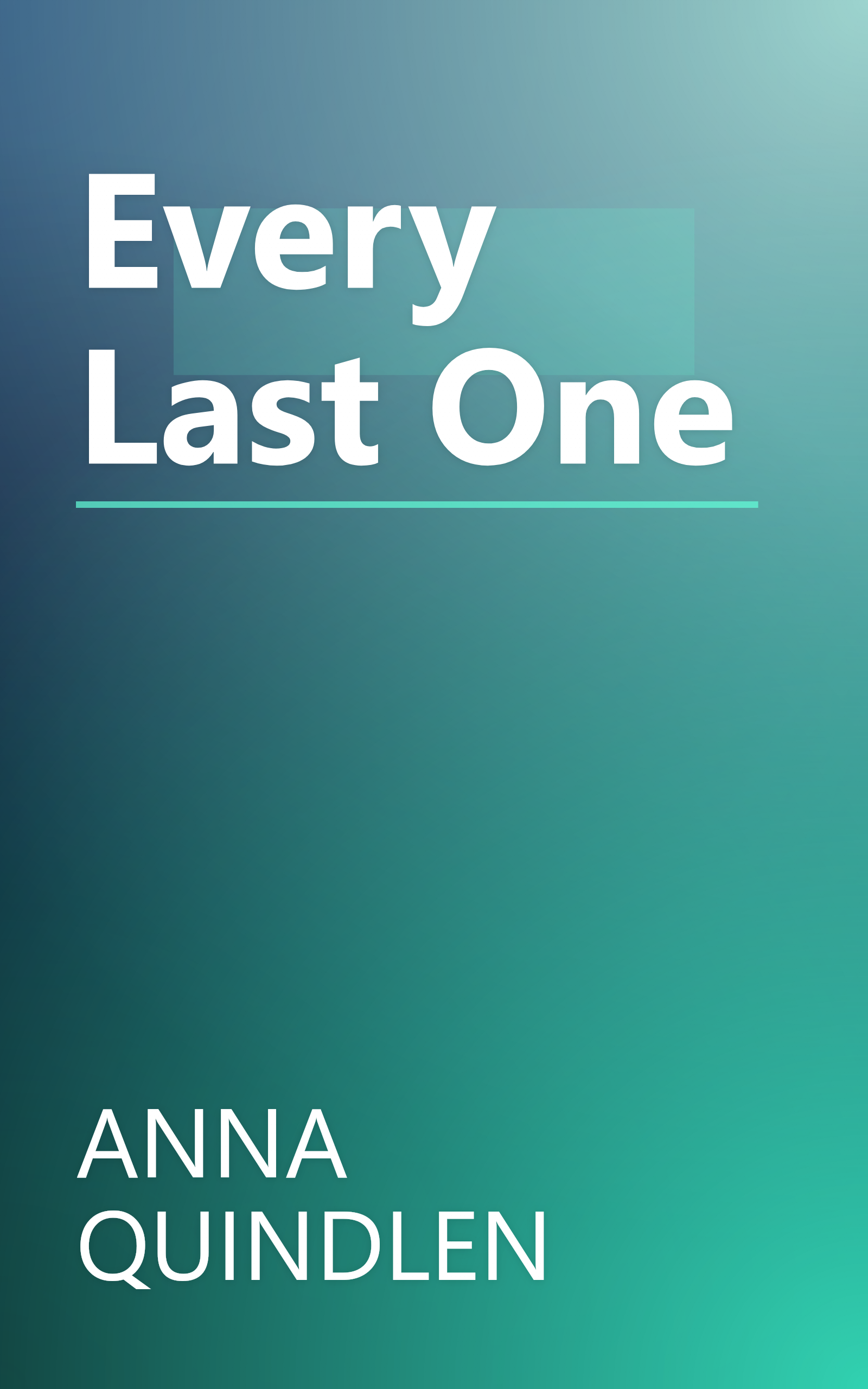 Every Last One book cover