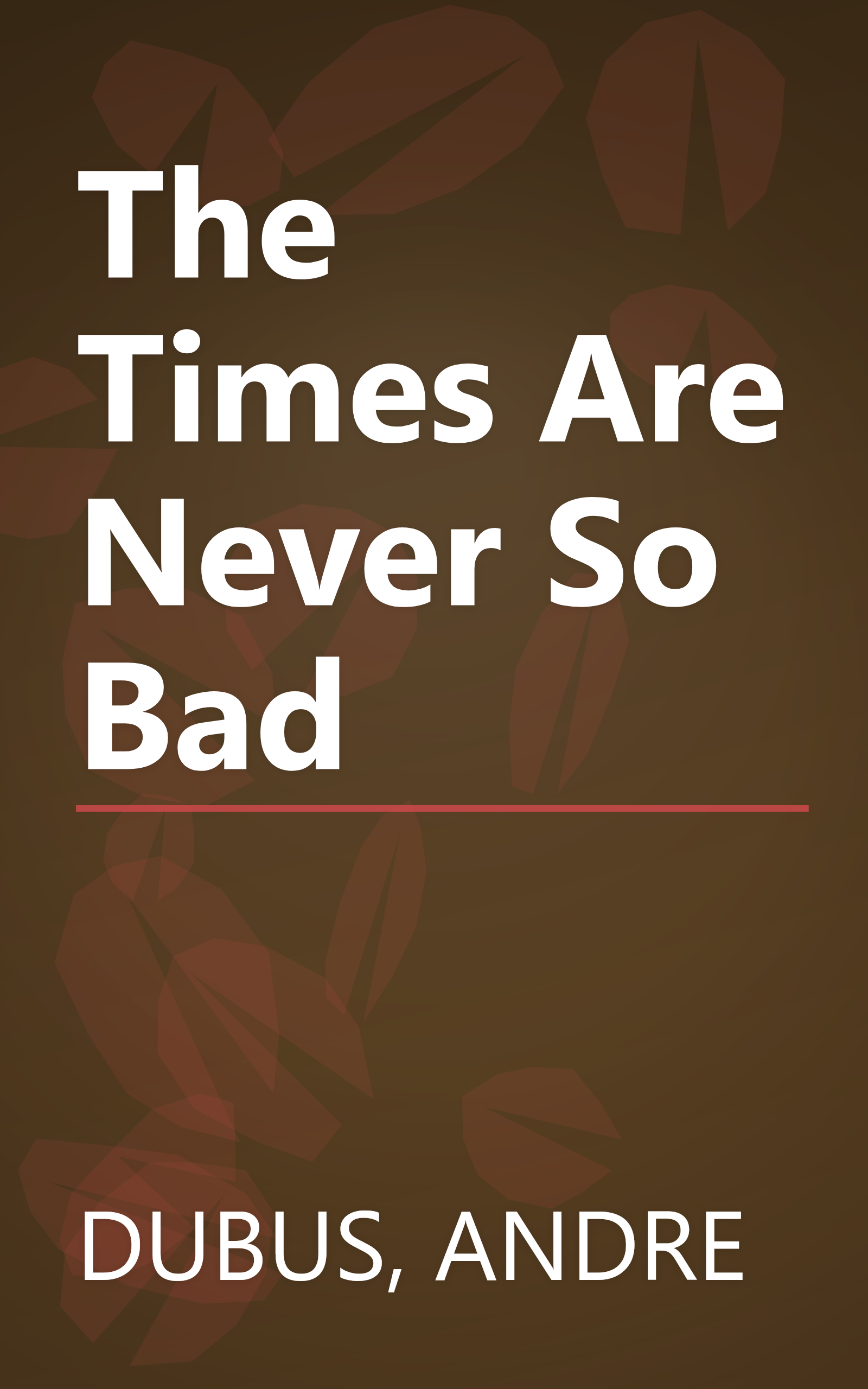 The Times Are Never So Bad book cover