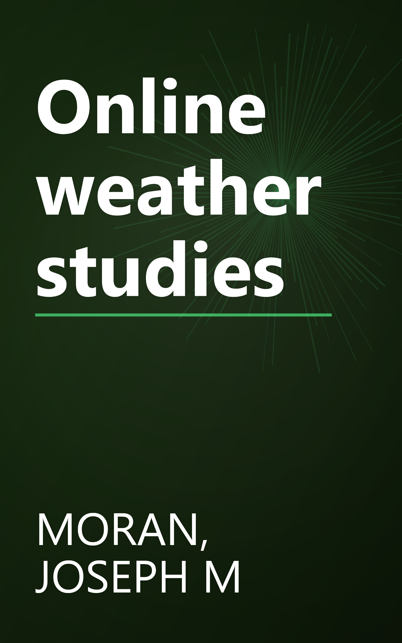 Online weather studies book cover