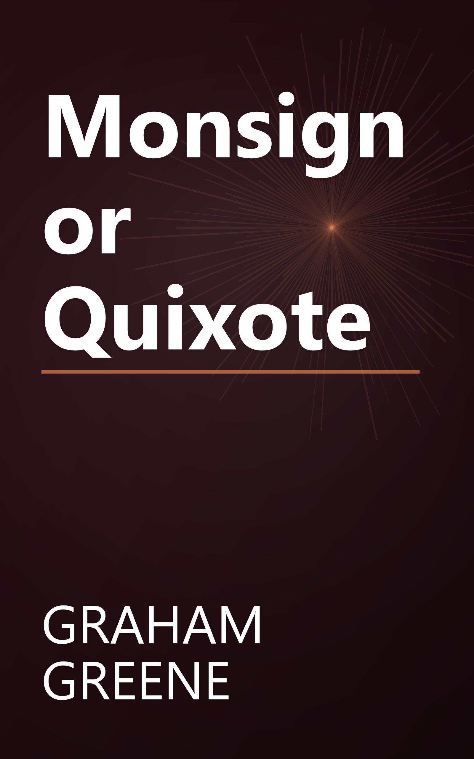 Monsignor Quixote book cover