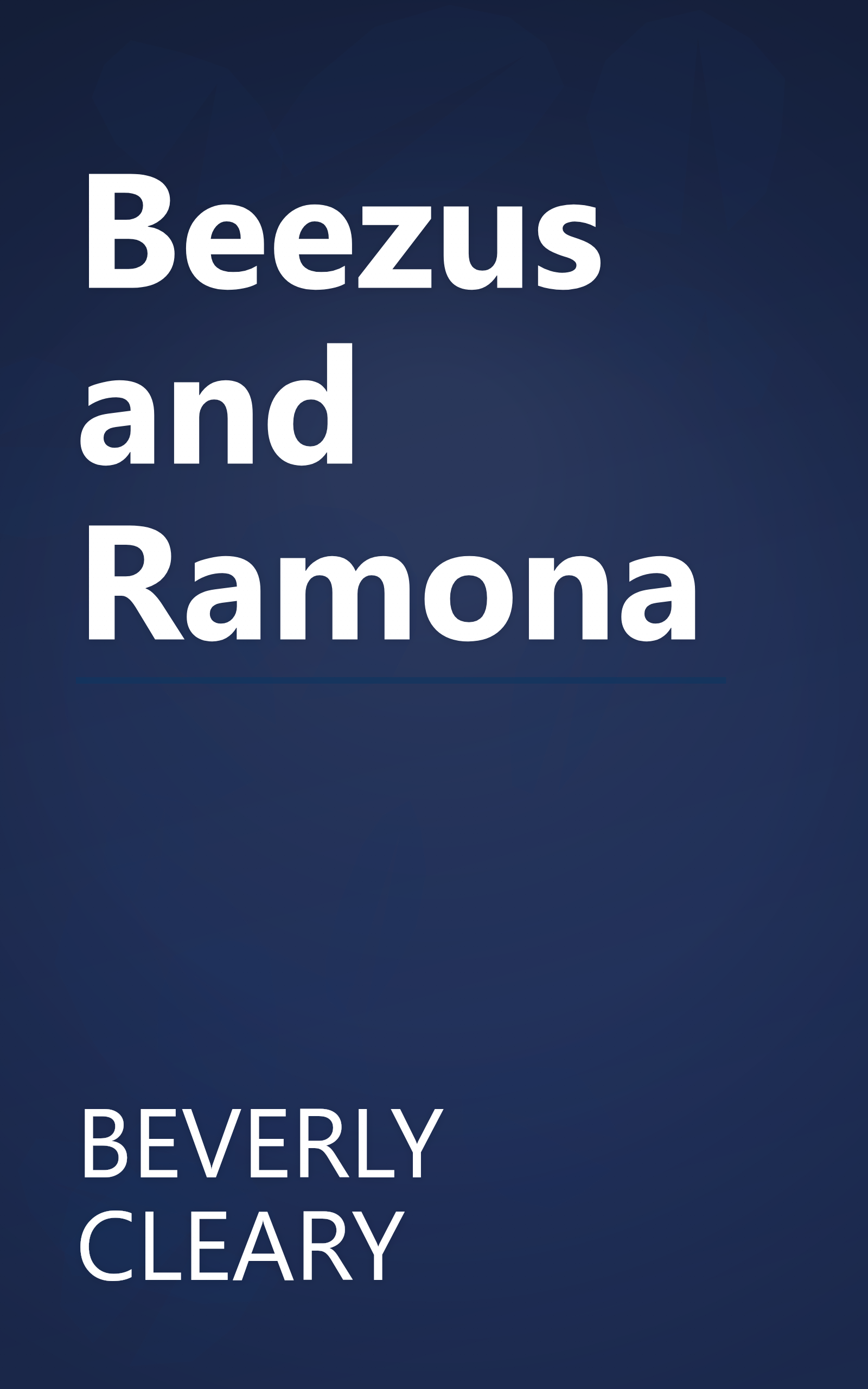 Beezus and Ramona book cover