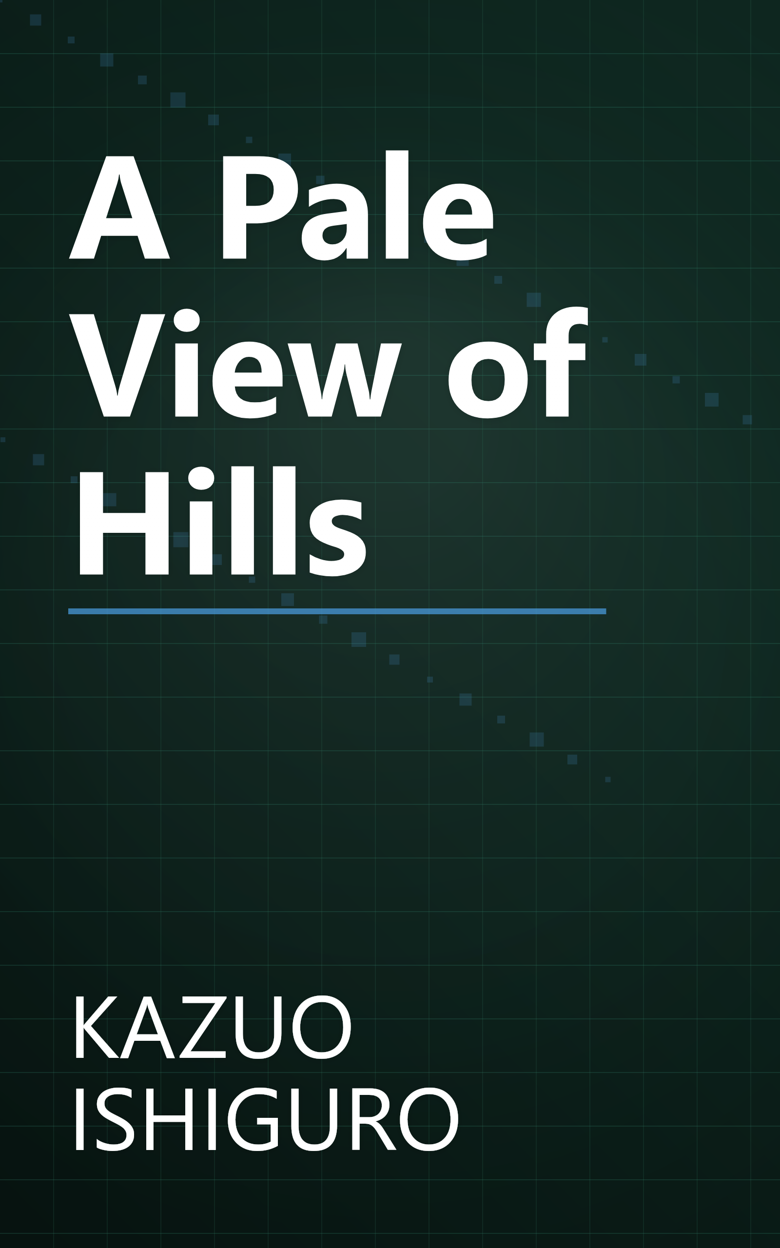 A Pale View of Hills book cover