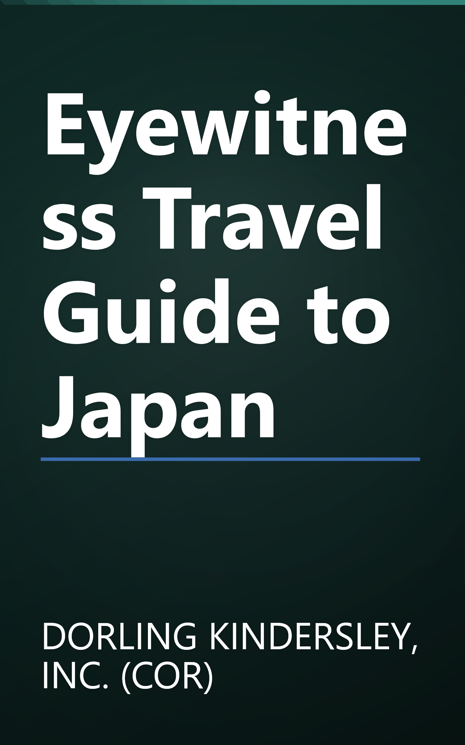 Eyewitness Travel Guide to Japan book cover