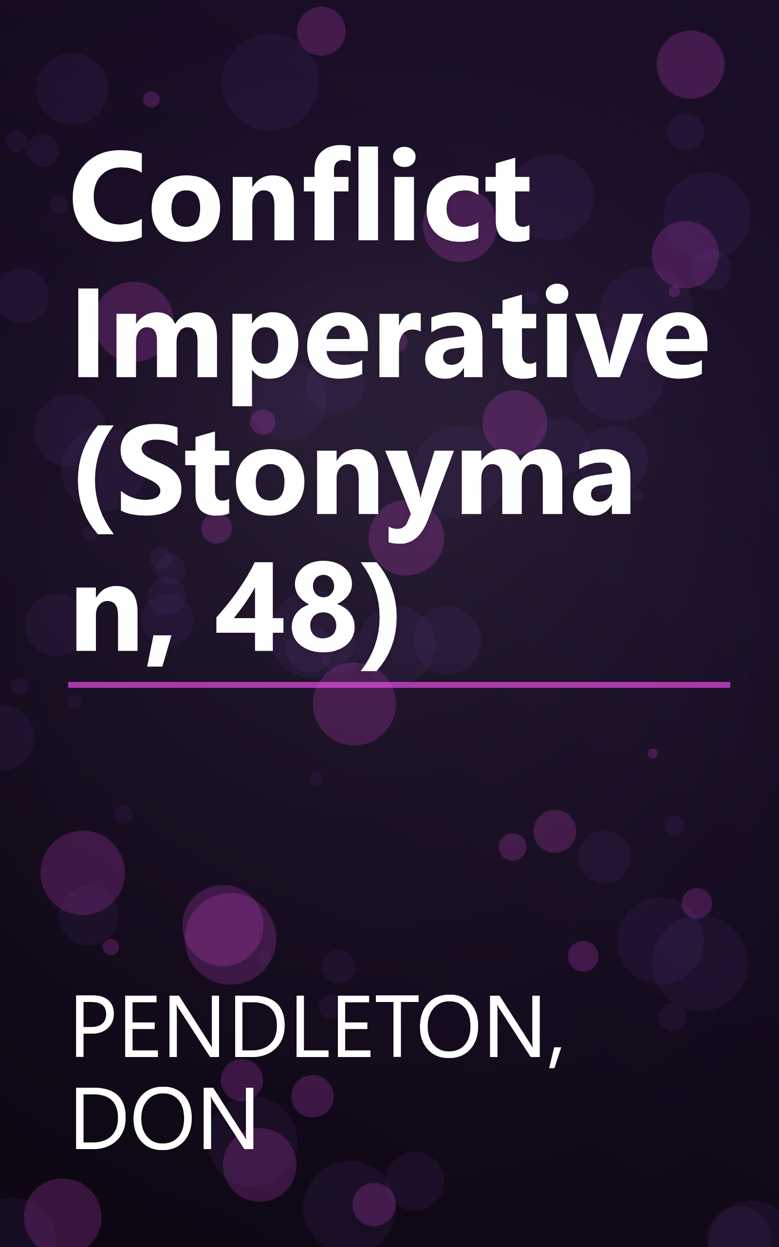 Conflict Imperative (Stonyman, 48) book cover