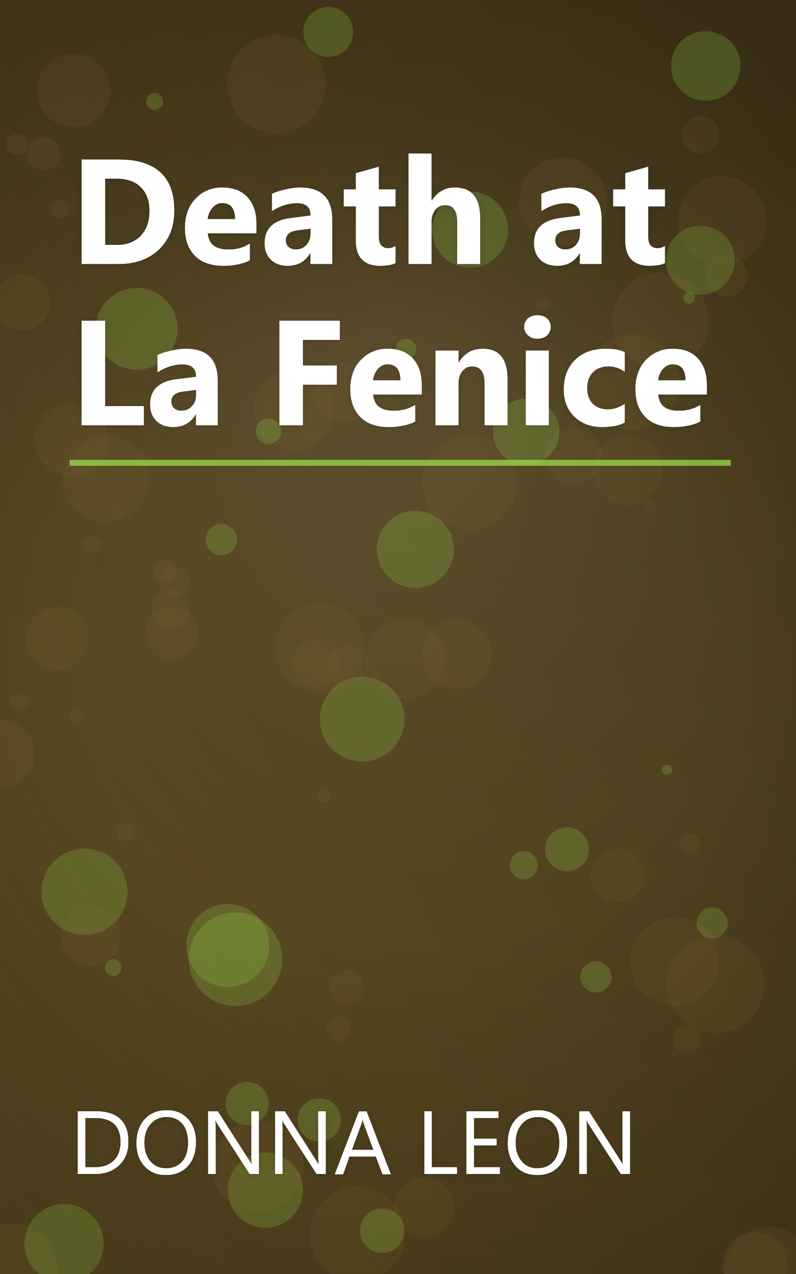 Death at La Fenice book cover