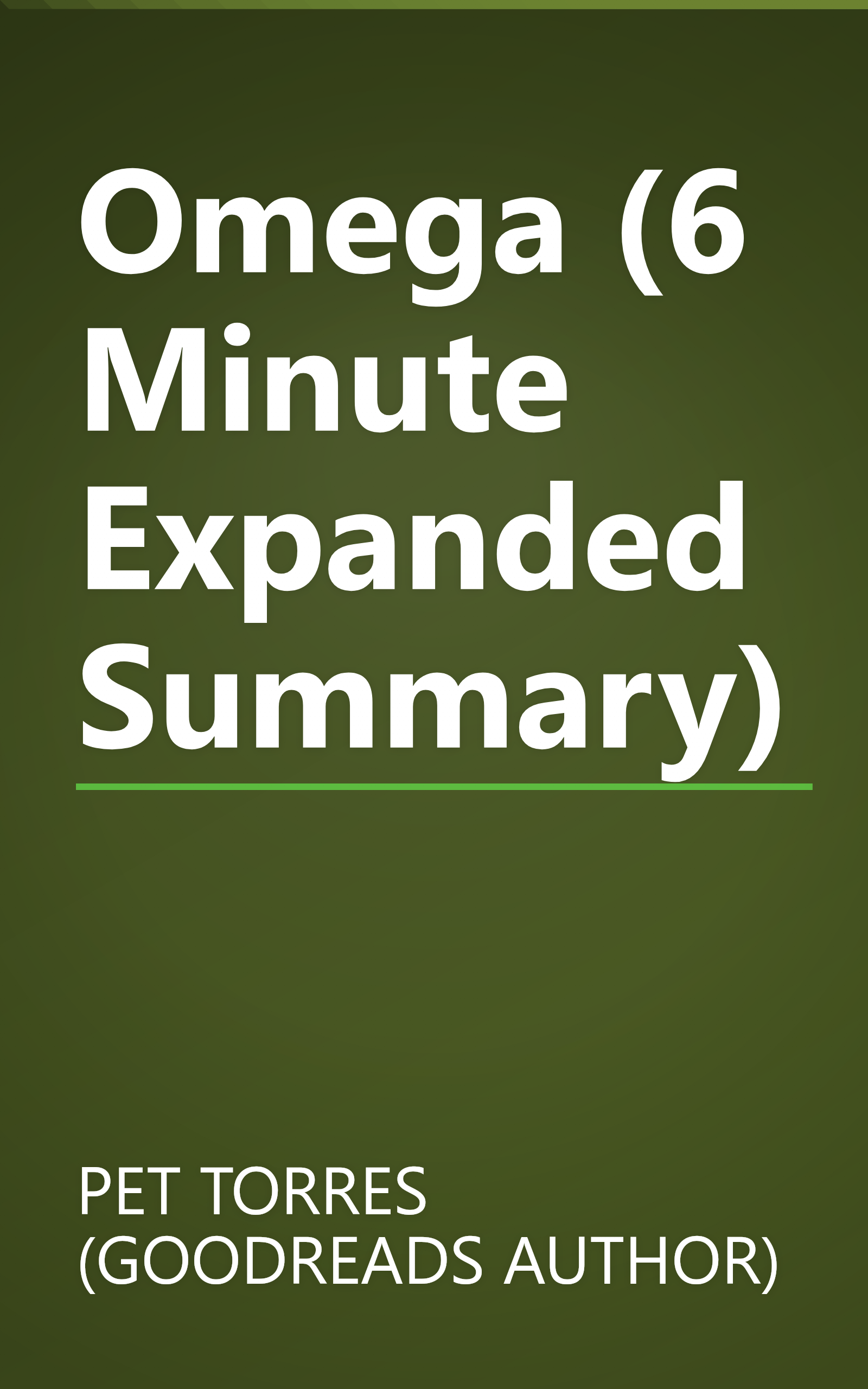 Omega (6 Minute   Expanded Summary) book cover