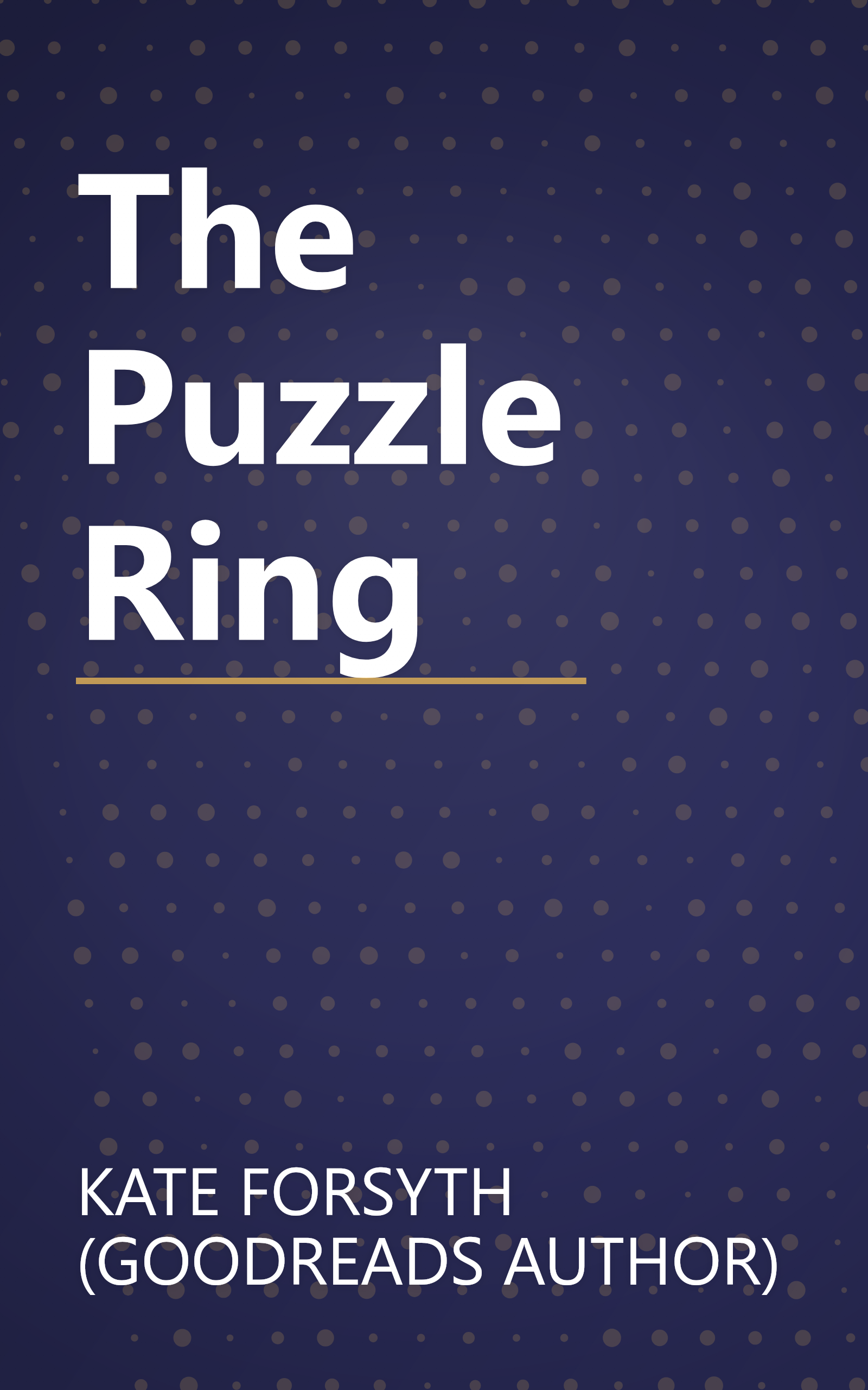 The Puzzle Ring book cover