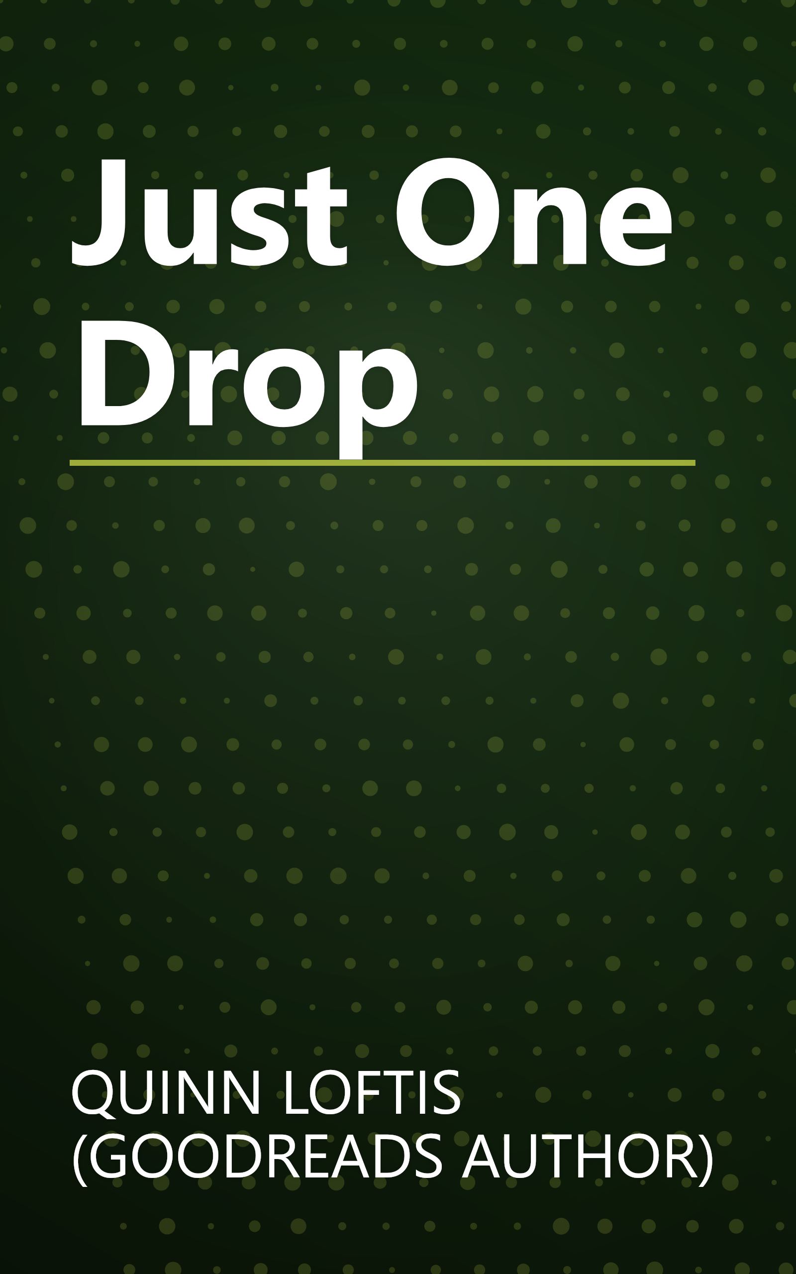 Just One Drop book cover