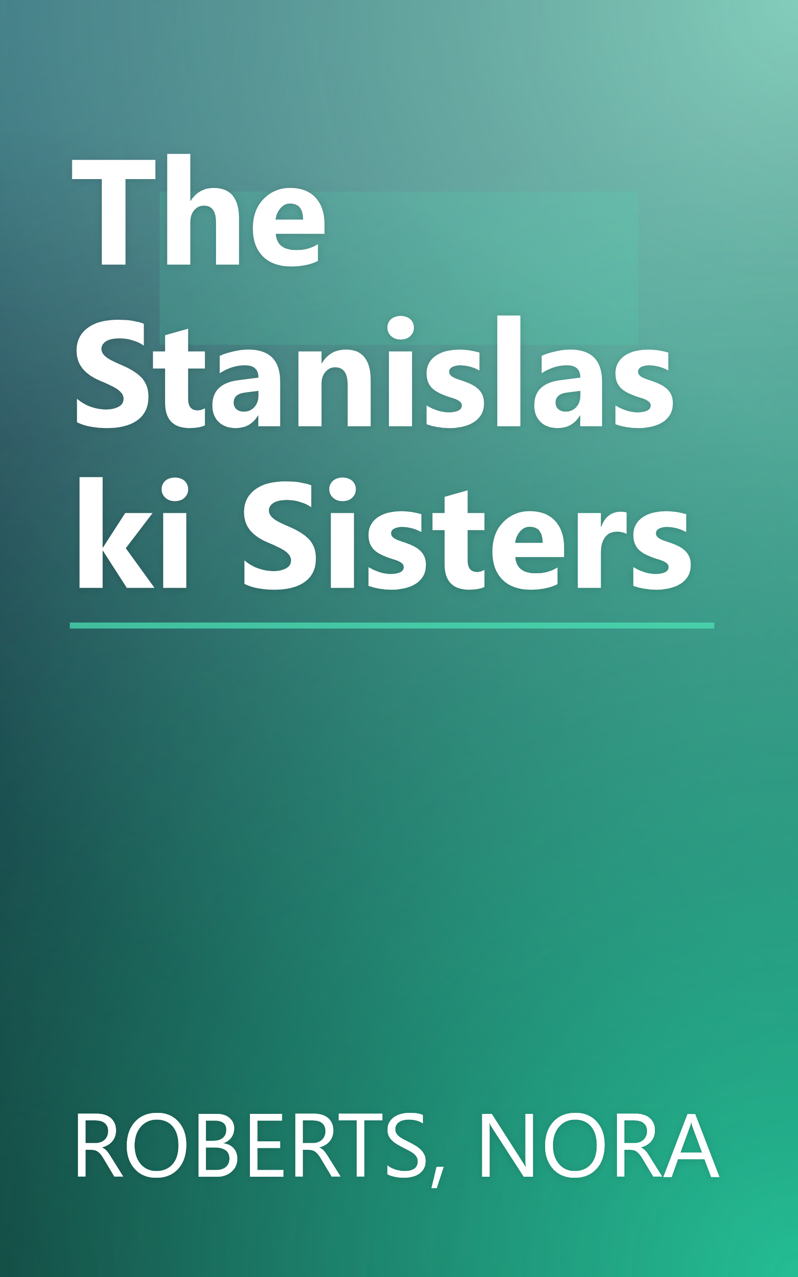 The Stanislaski Sisters book cover